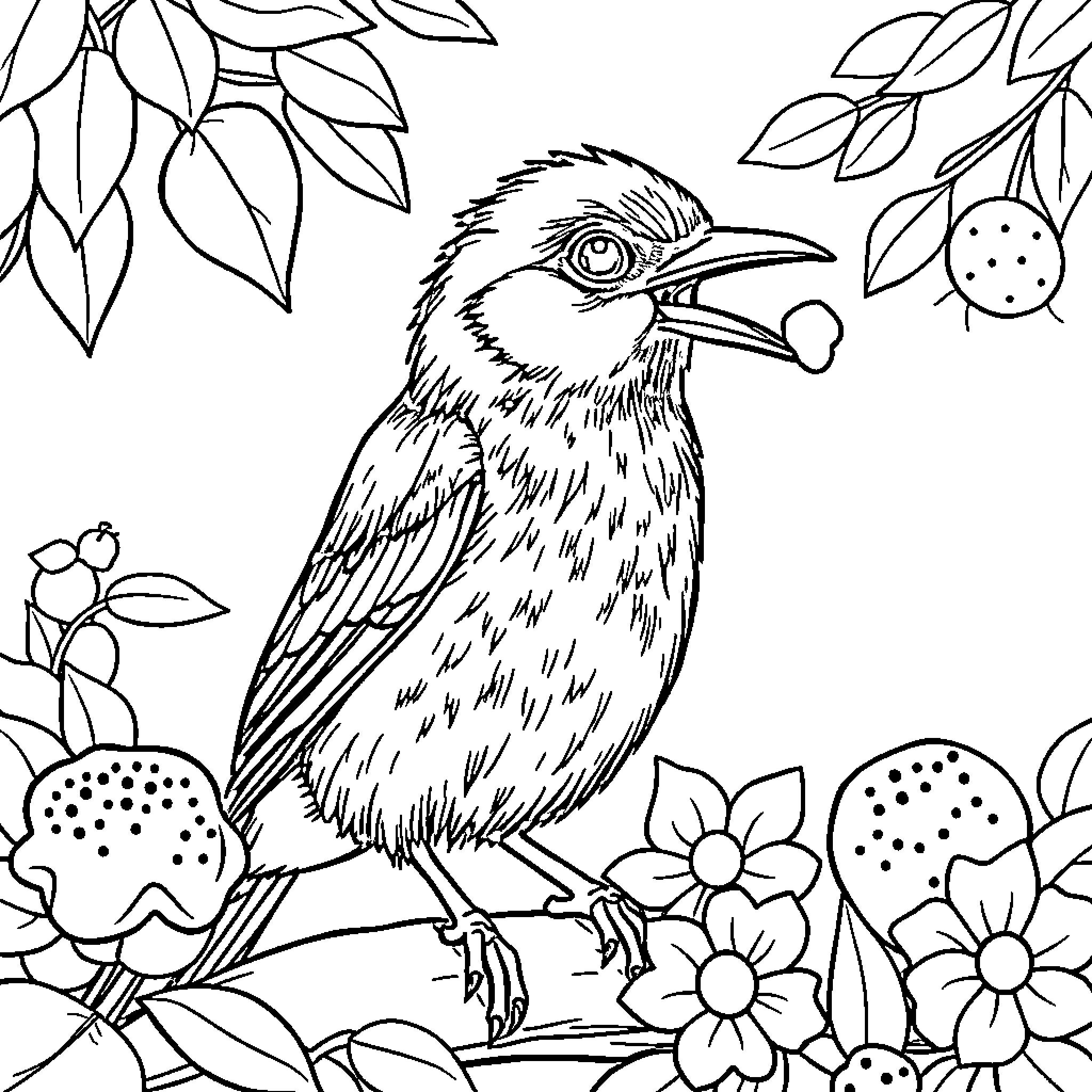 Best Bird Coloring Pages (Free Printable PDF)