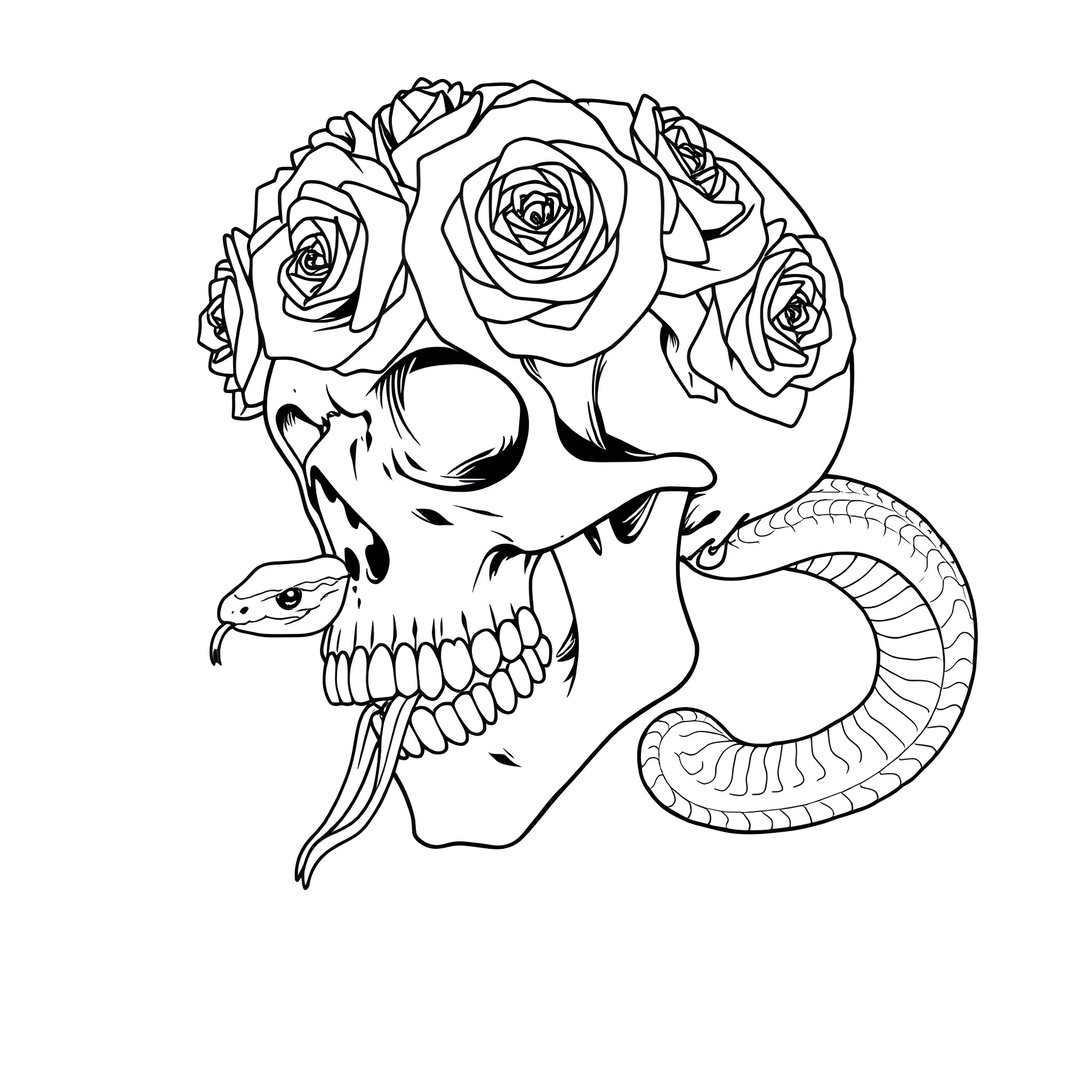 92 Best Skull Coloring Pages (Free Printable PDFs)