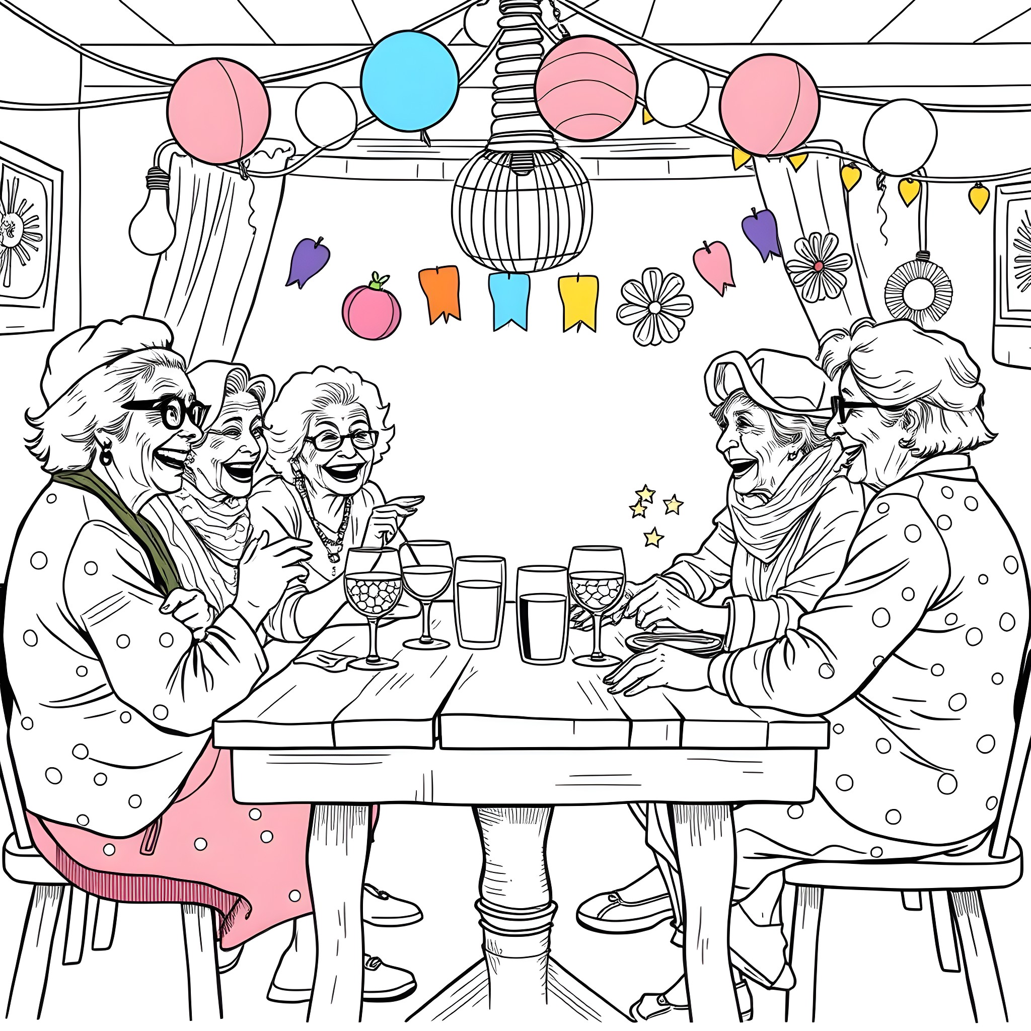 Best Old Lady Coloring Pages (Free Printable PDF)