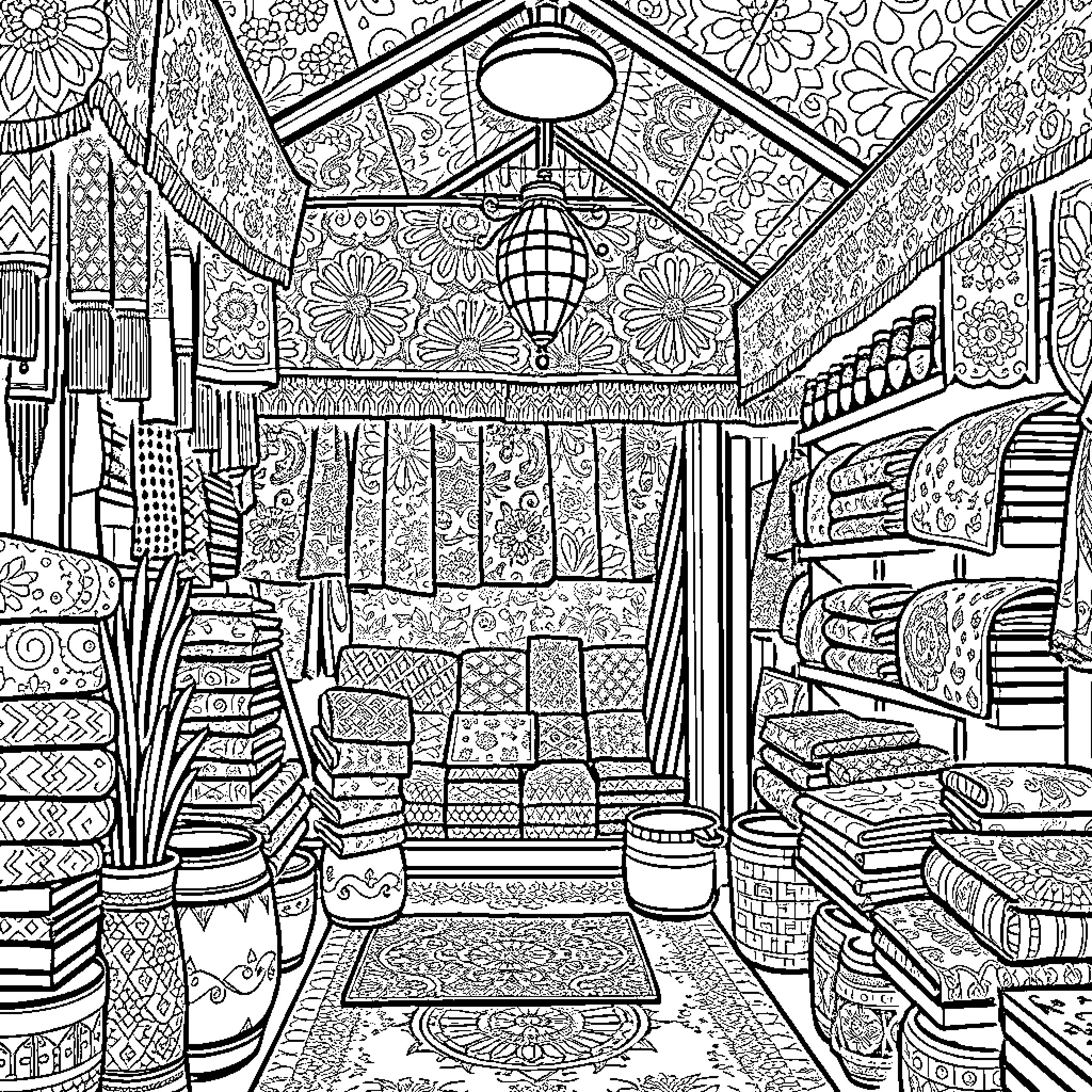 Best Batik Coloring Pages (Free Printable PDF)