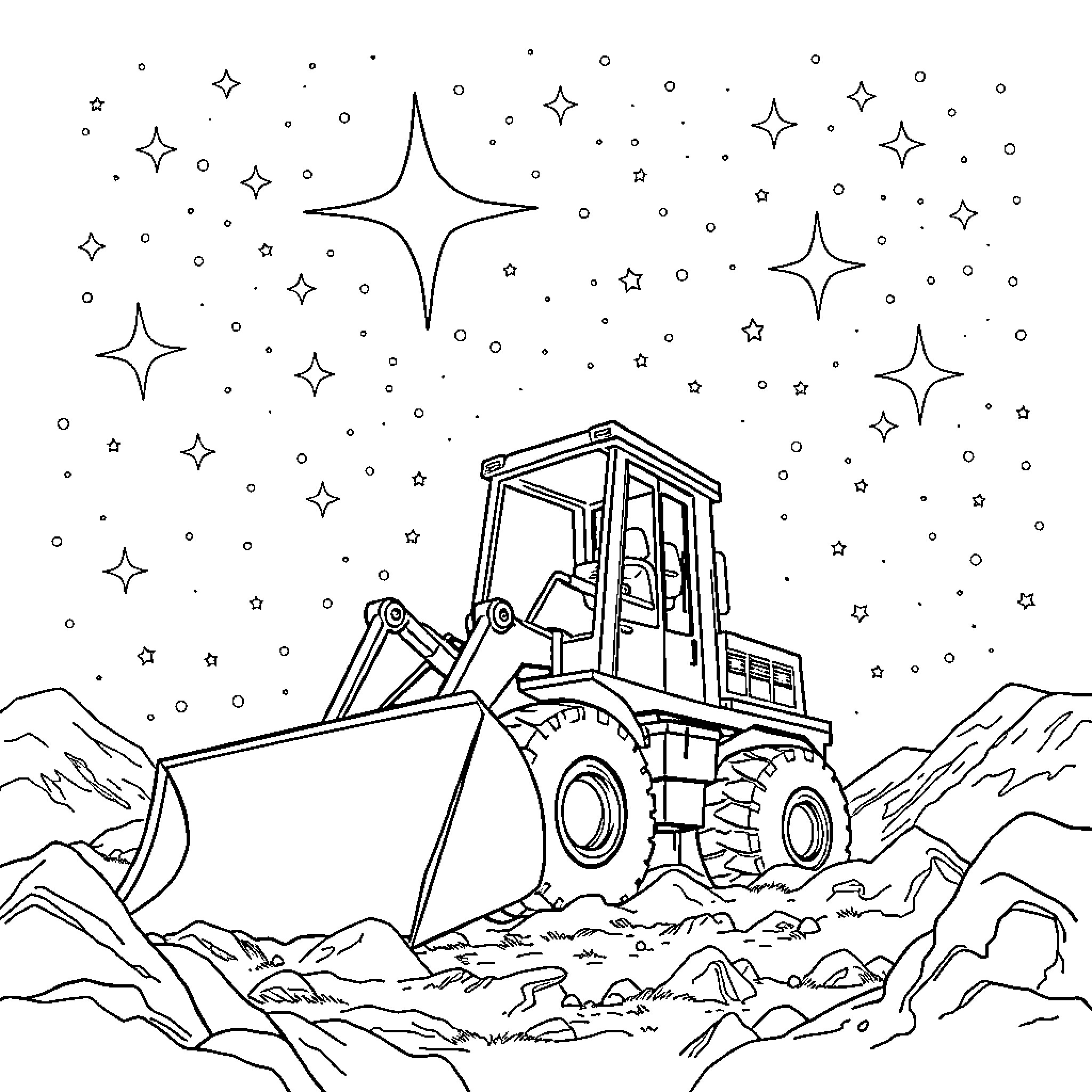 Best Digger Coloring Pages (Free Printable PDF)