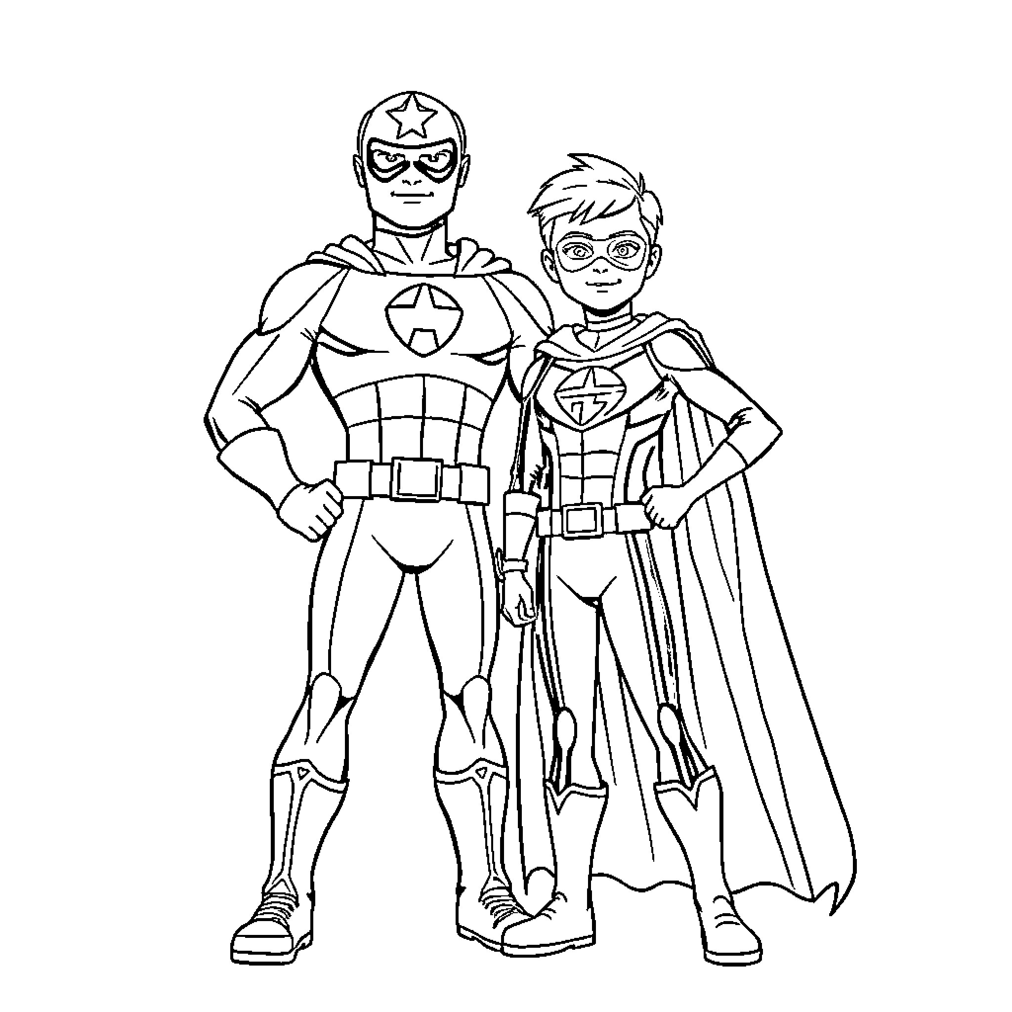 Best Captain Man Coloring Pages (Free Printable PDF)