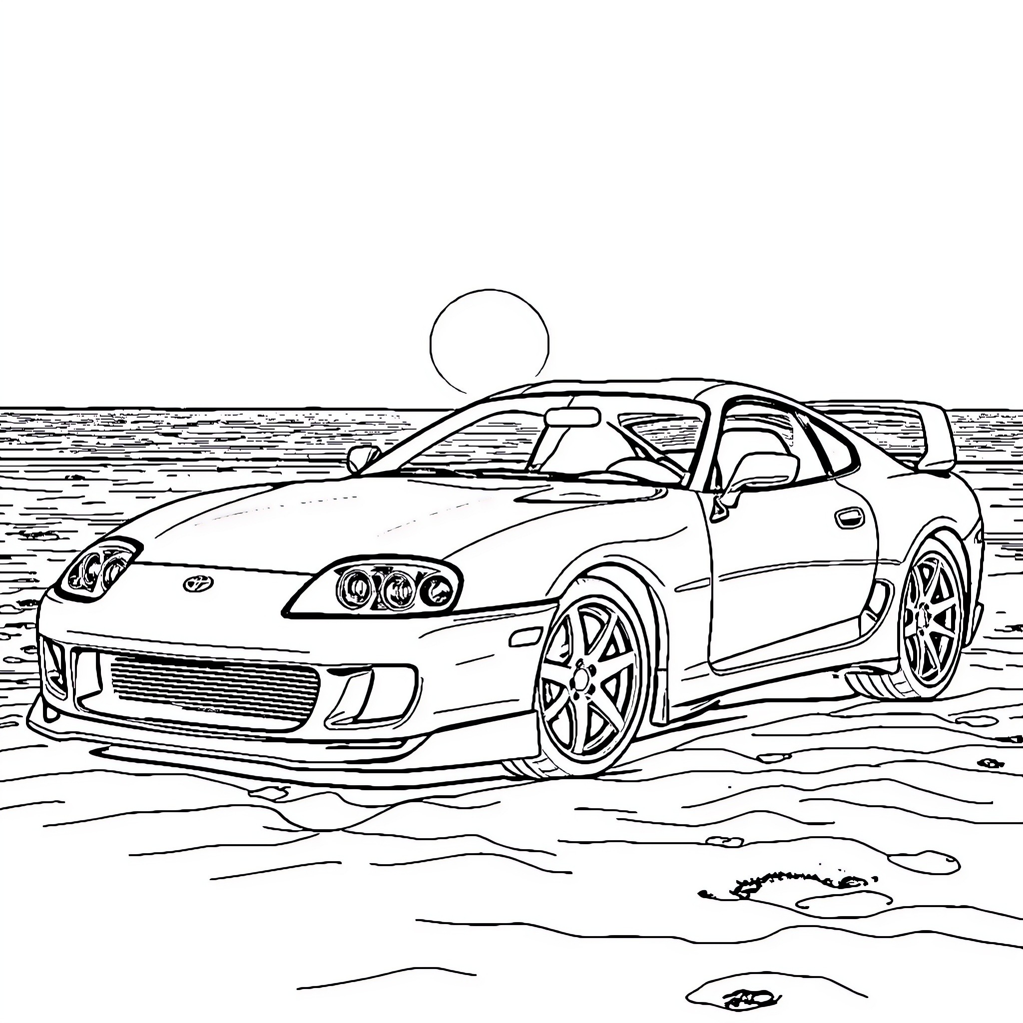 Best Toyota Supra Coloring Pages (Free Printable PDF)