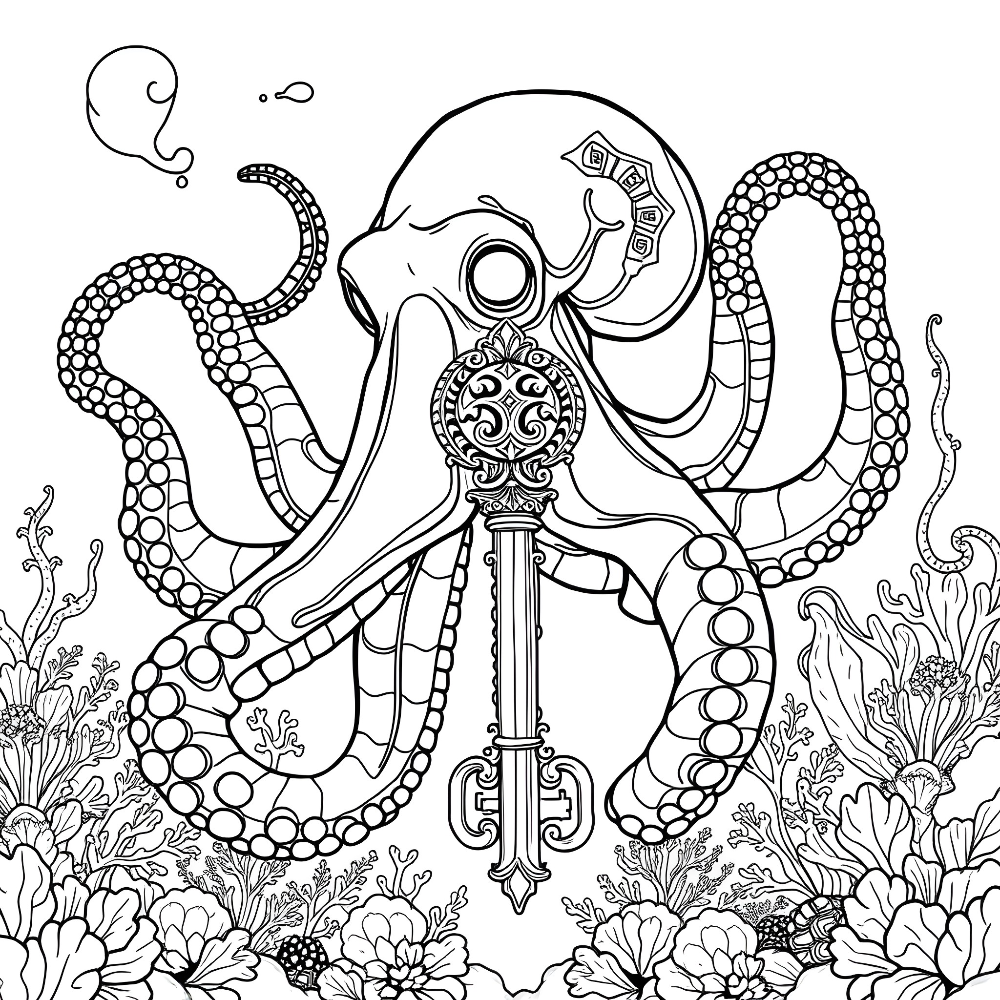100 Best Octopus Coloring Pages (Free Printable PDFs)