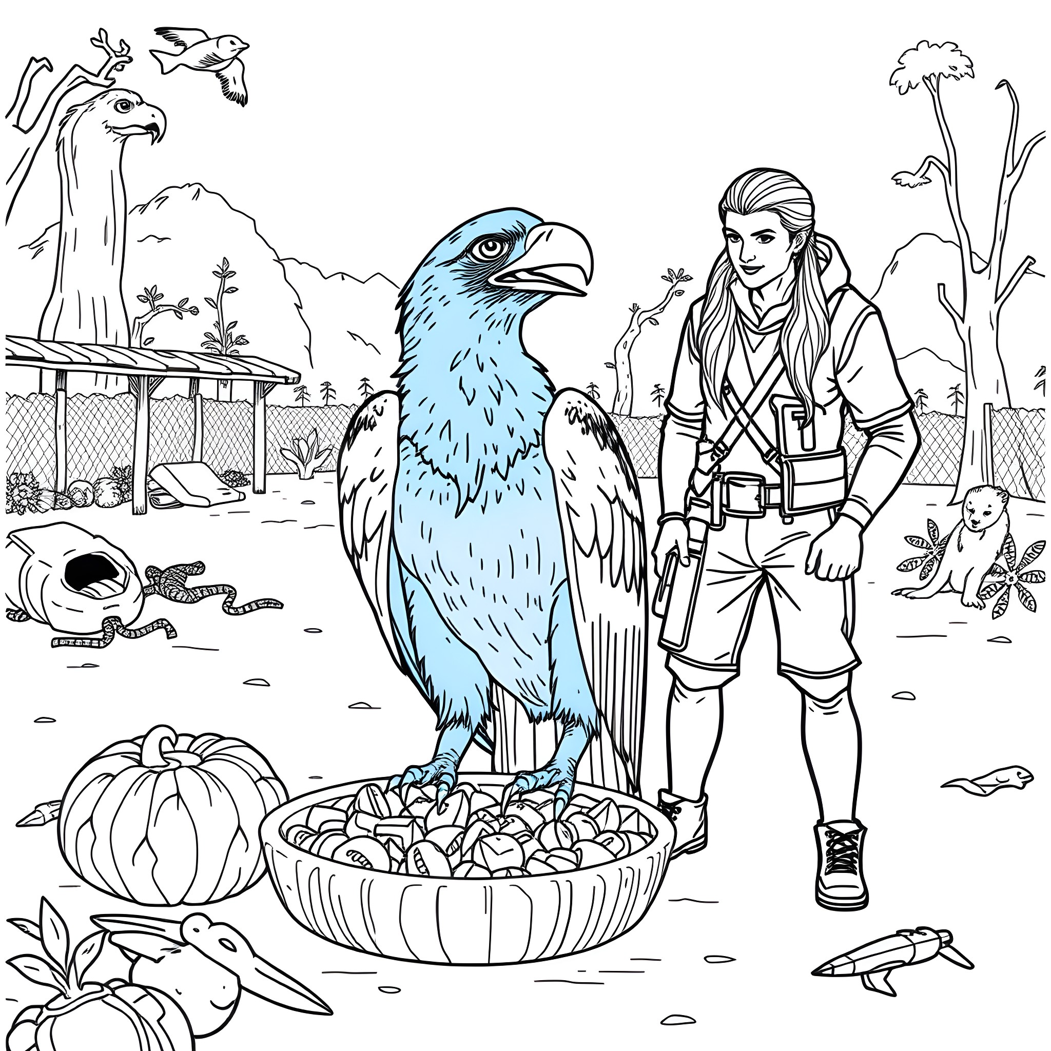 Best Raptor Coloring Pages (Free Printable PDF)