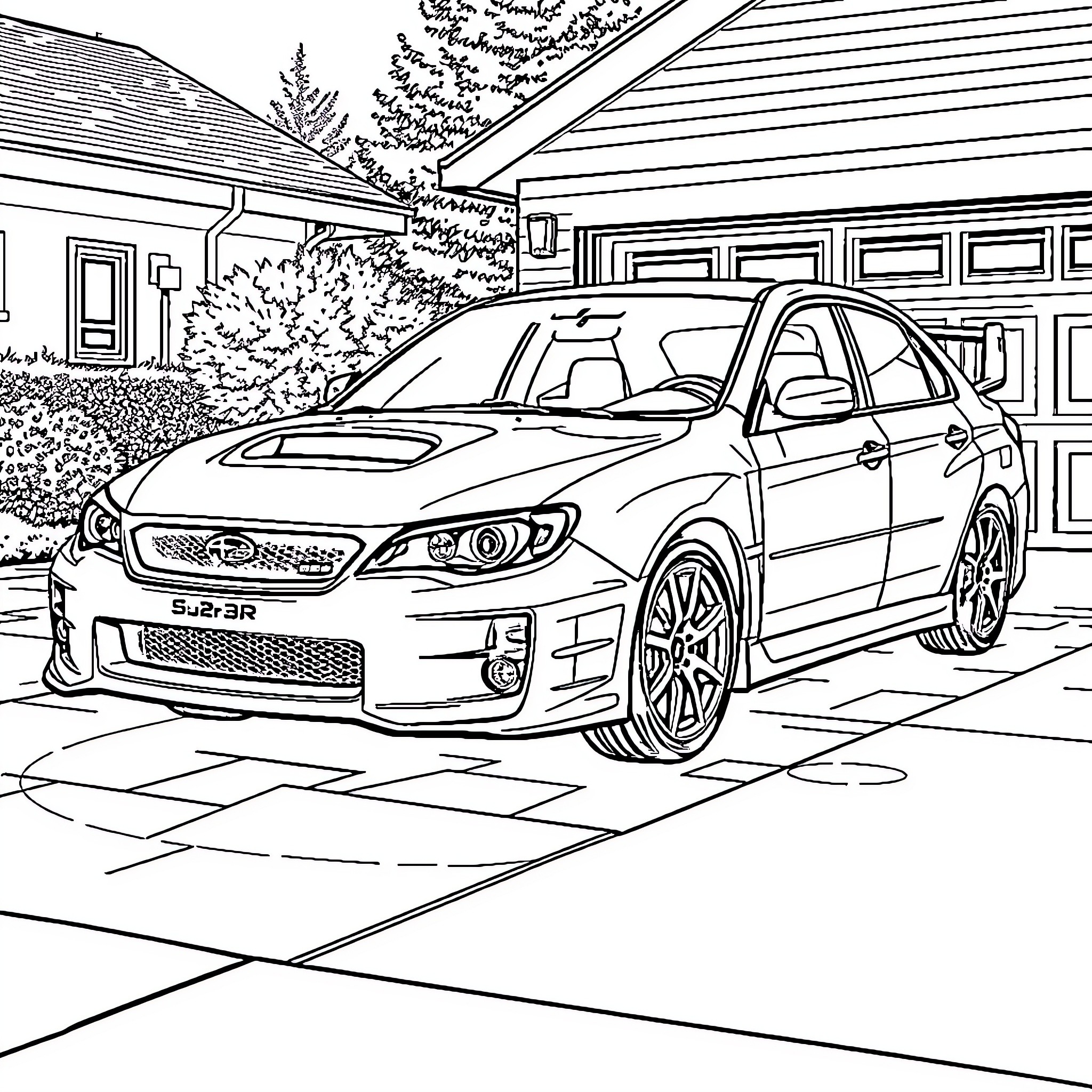 Best Subaru Coloring Pages (Free Printable PDF)