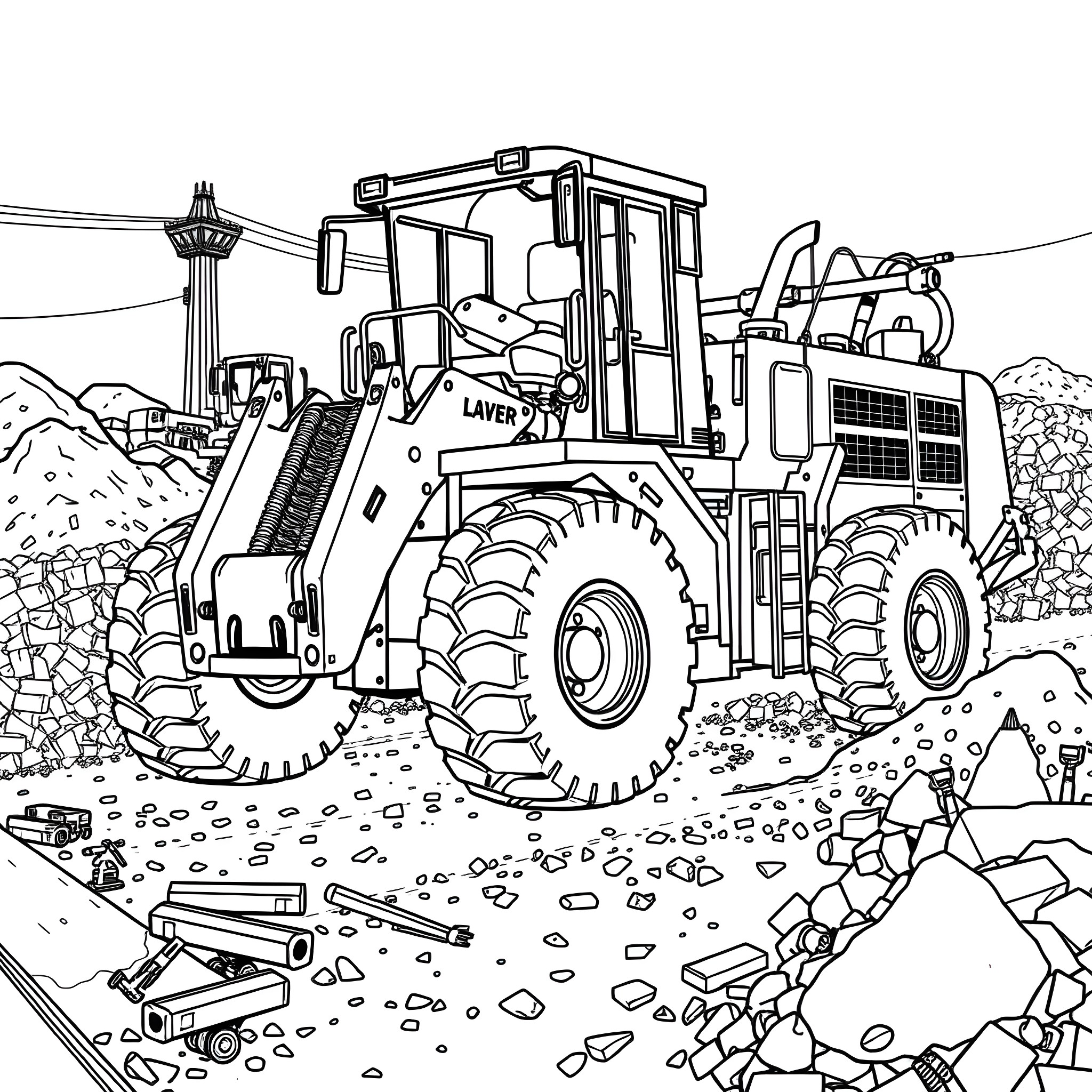 Best Loader Coloring Pages (Free Printable PDF)