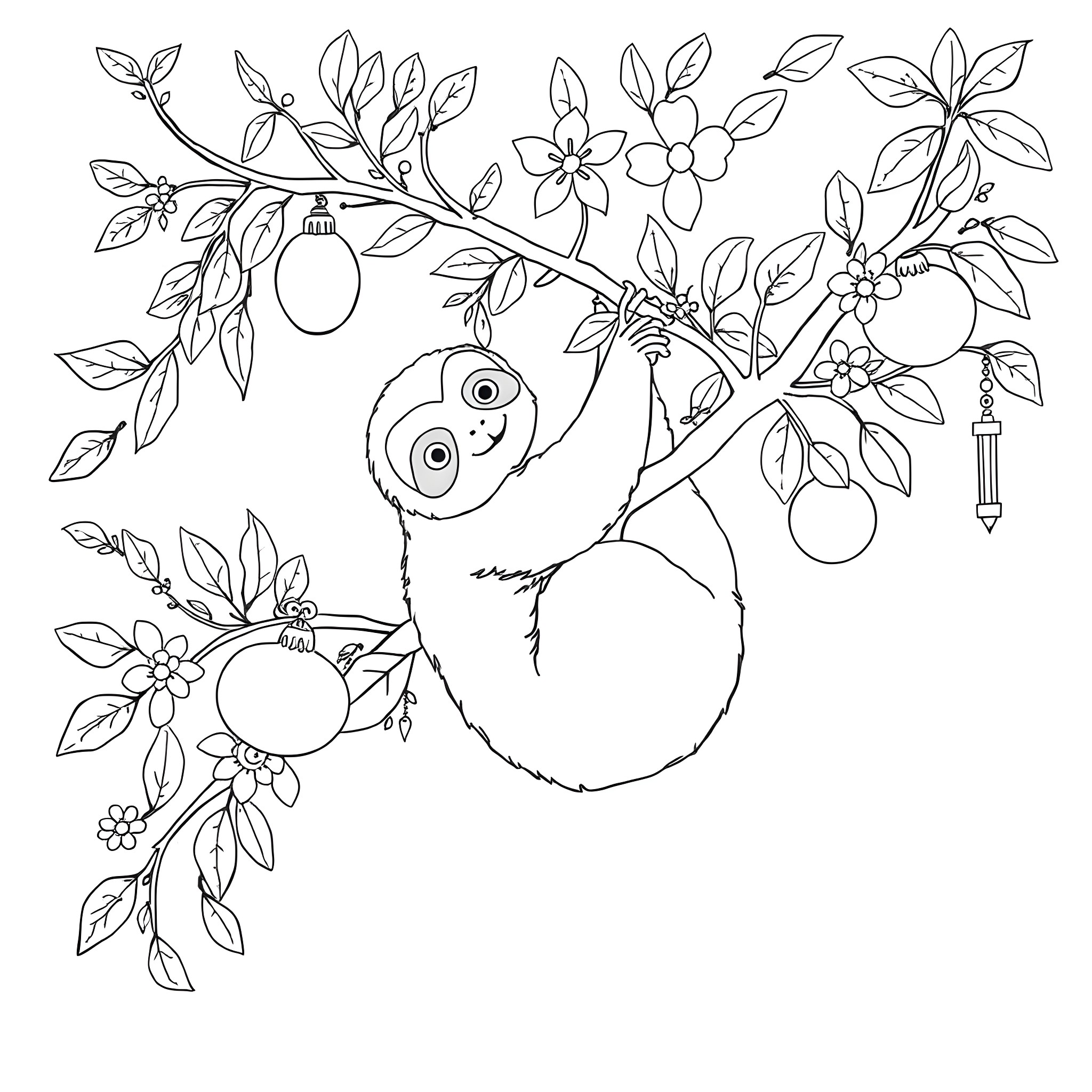 Best Sloth Coloring Pages (Free Printable PDF)