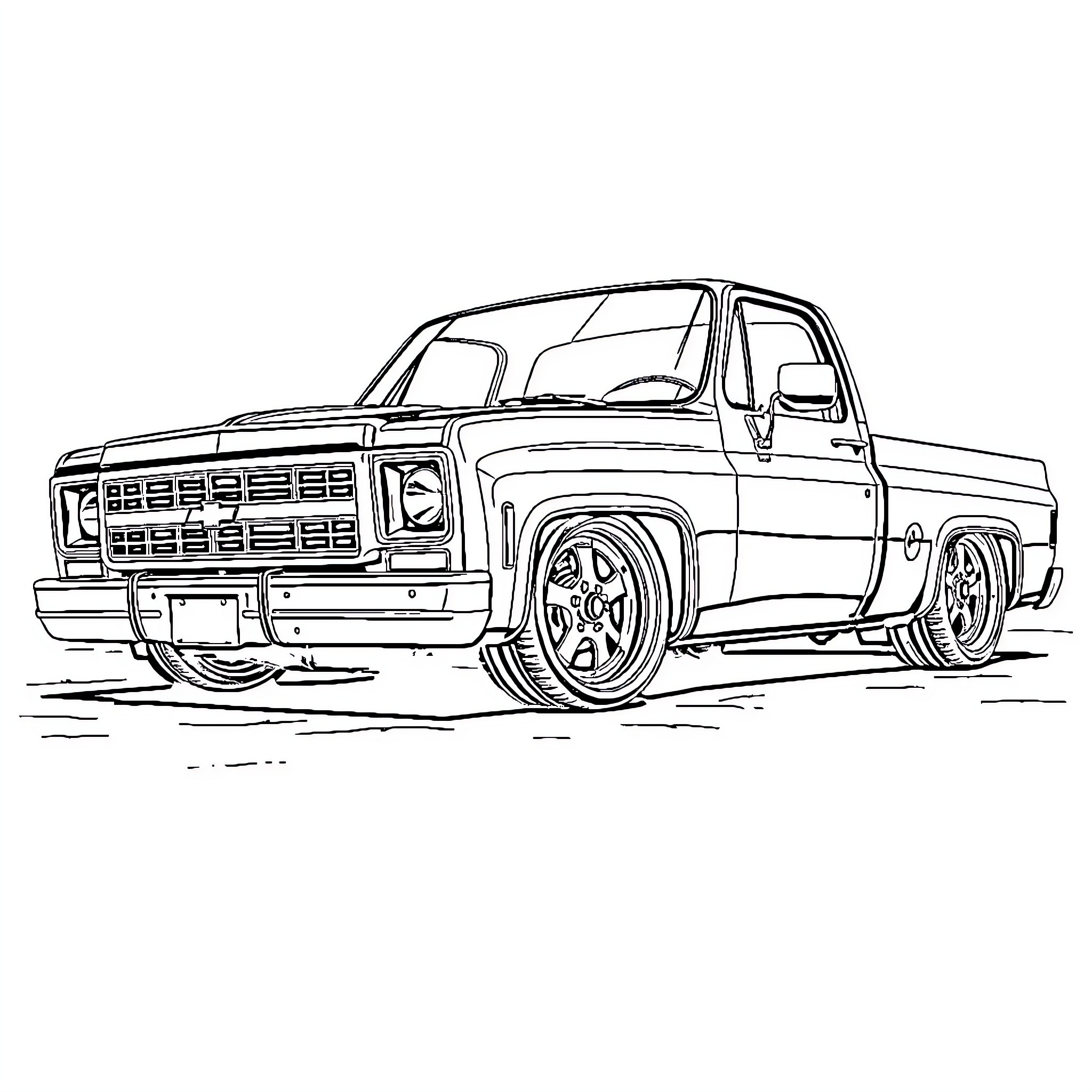 Best Chevy Coloring Pages (Free Printable PDF)
