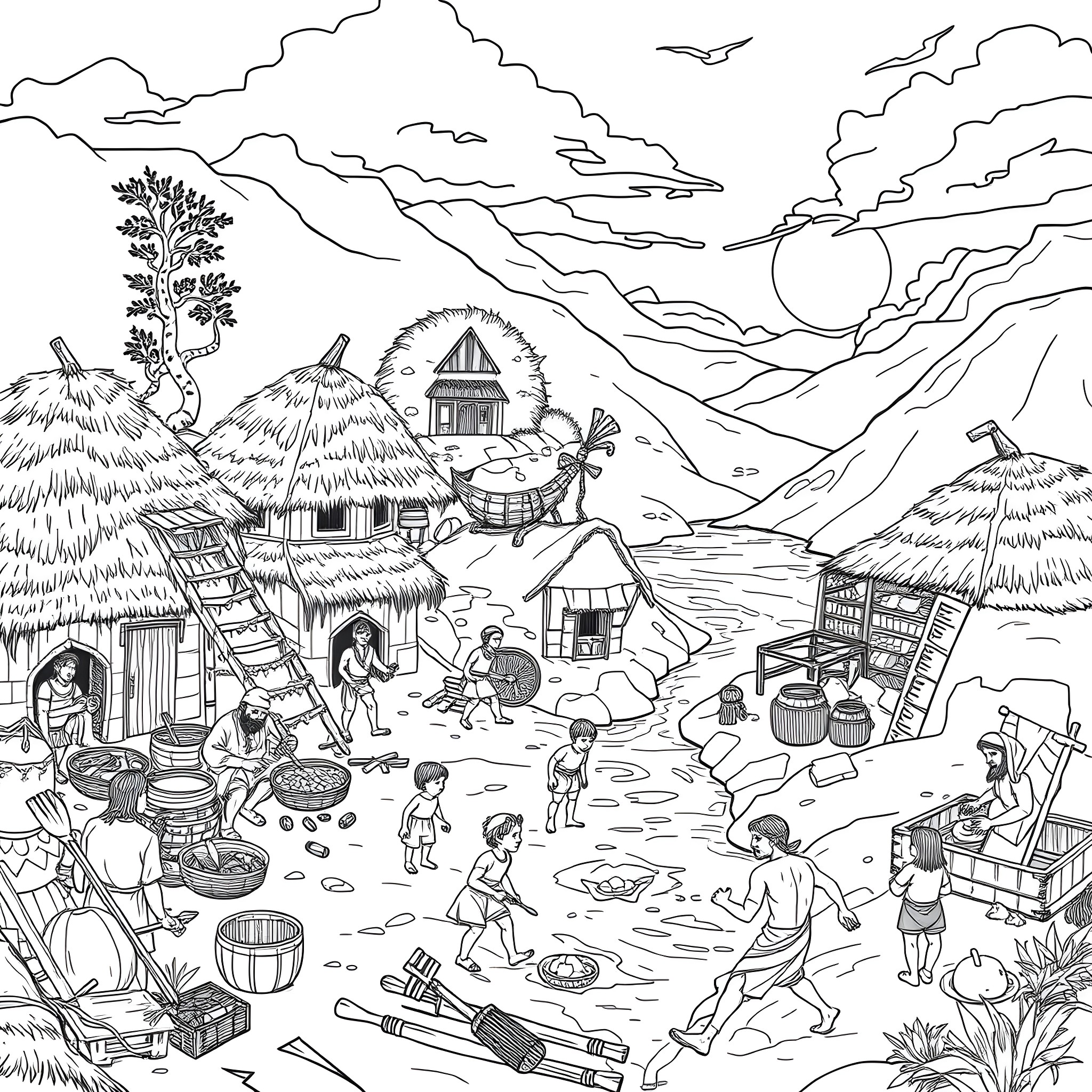 Best Bronze Age Coloring Pages (Free Printable PDF)