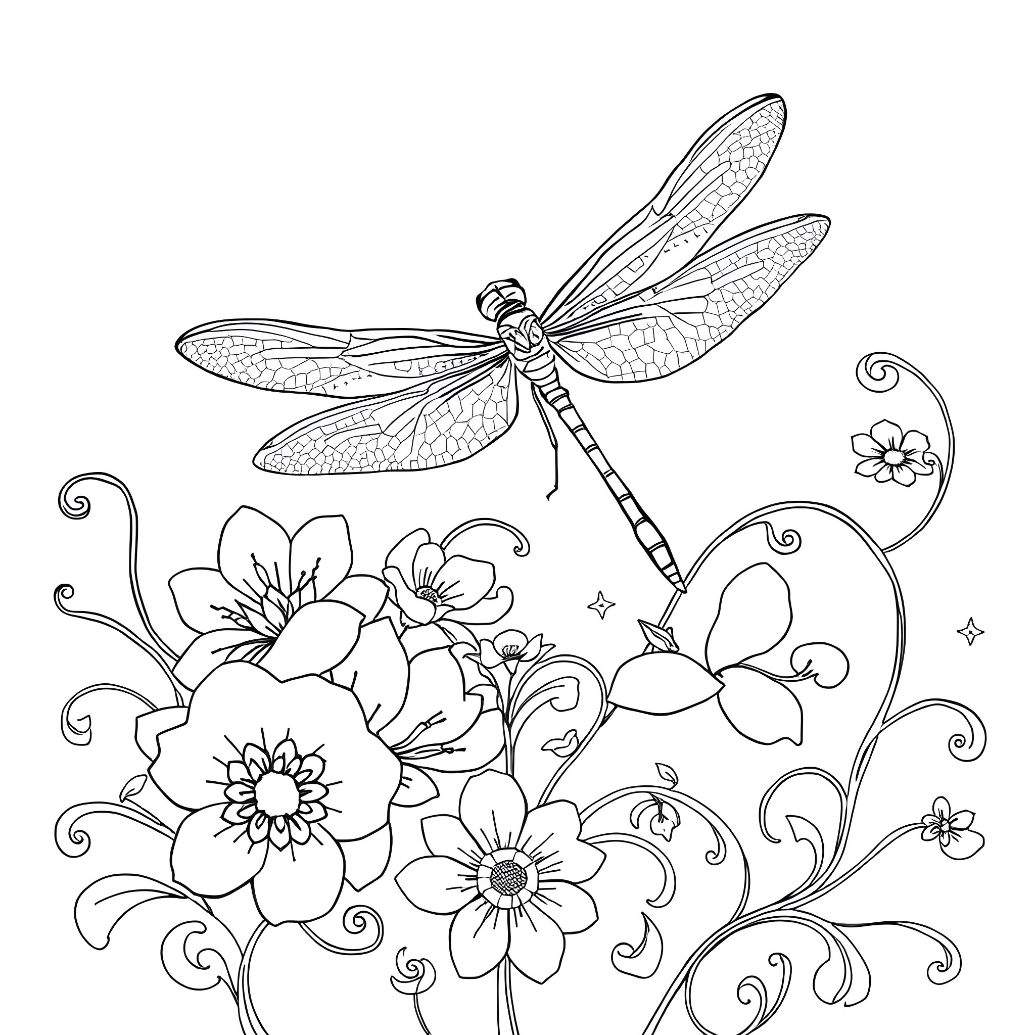 31 Best Dragonfly Coloring Pages (Free Printable PDFs)