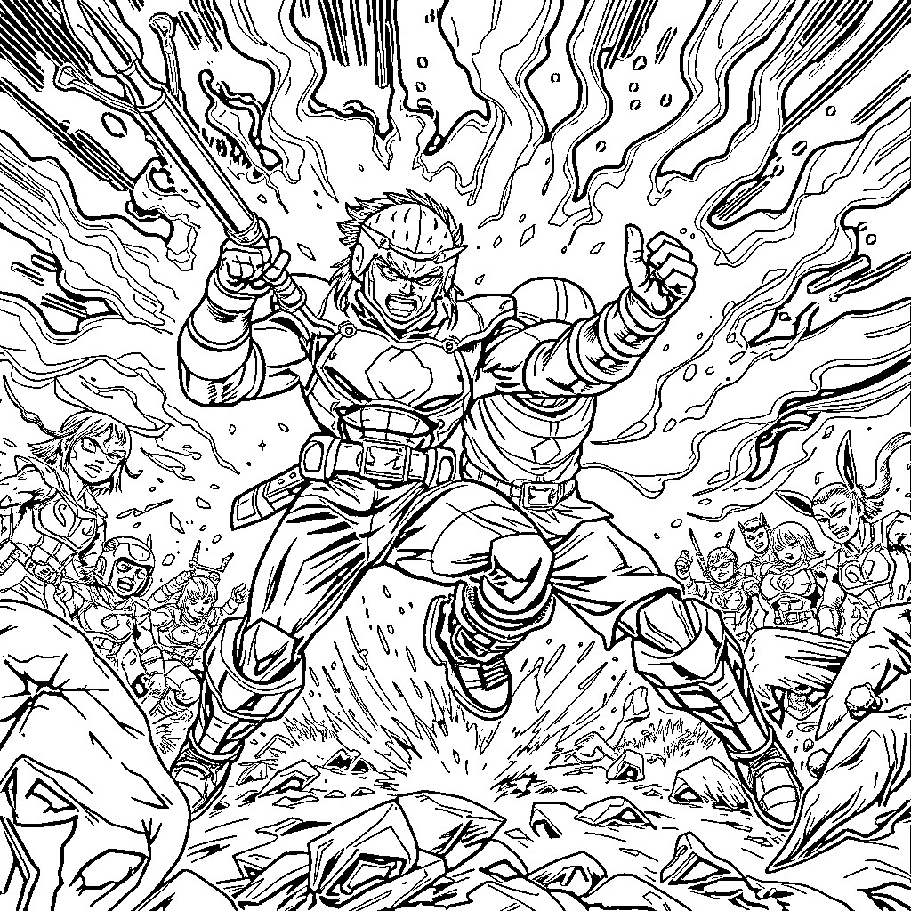 Best One Punchman Coloring Pages (Free Printable PDF)