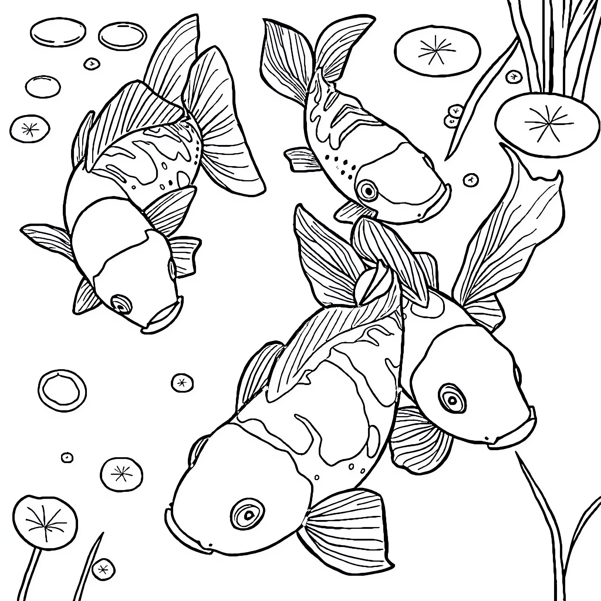 291 Best Fish Coloring Pages (Free Printable PDFs)