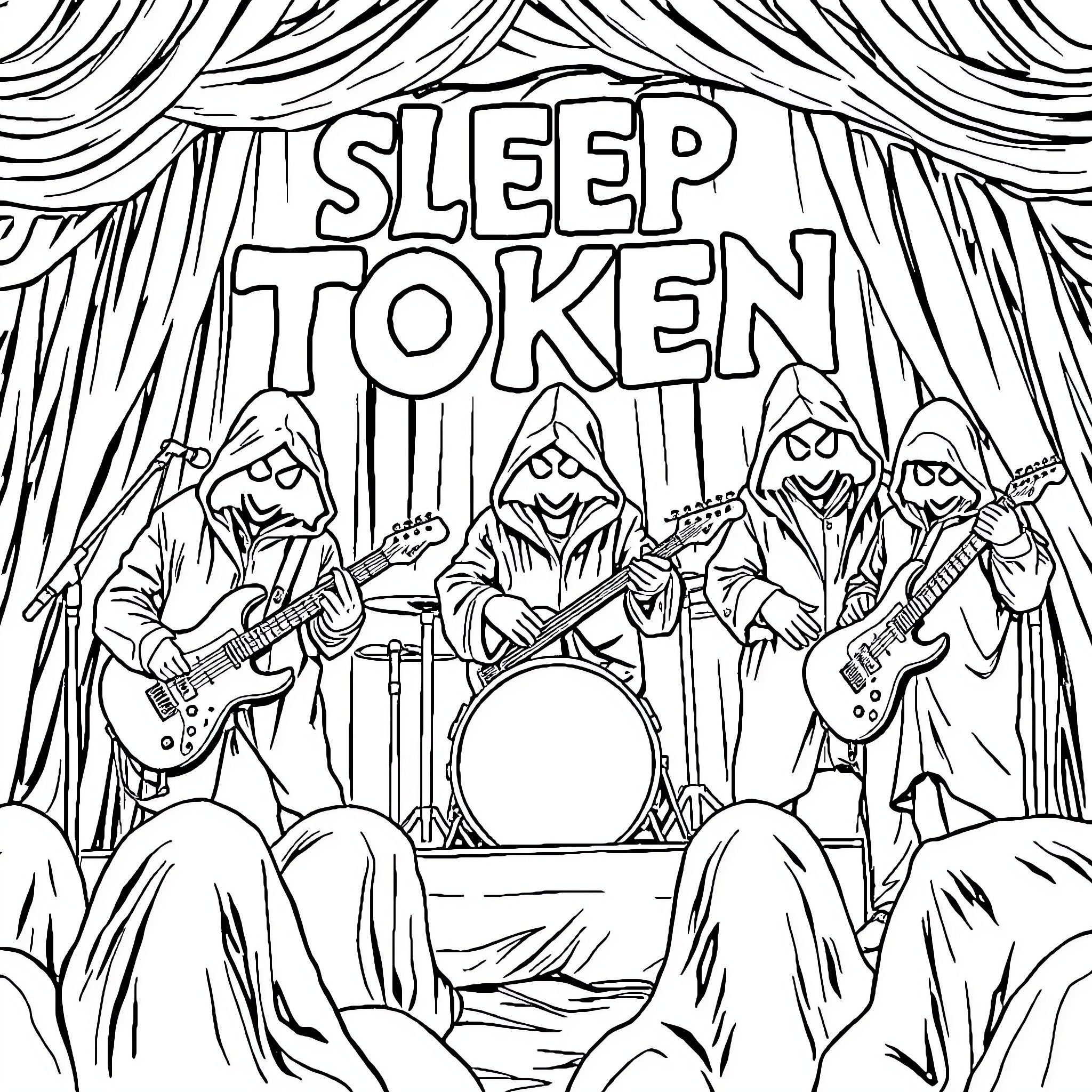 Best Sleep Token Coloring Pages (Free Printable PDF)