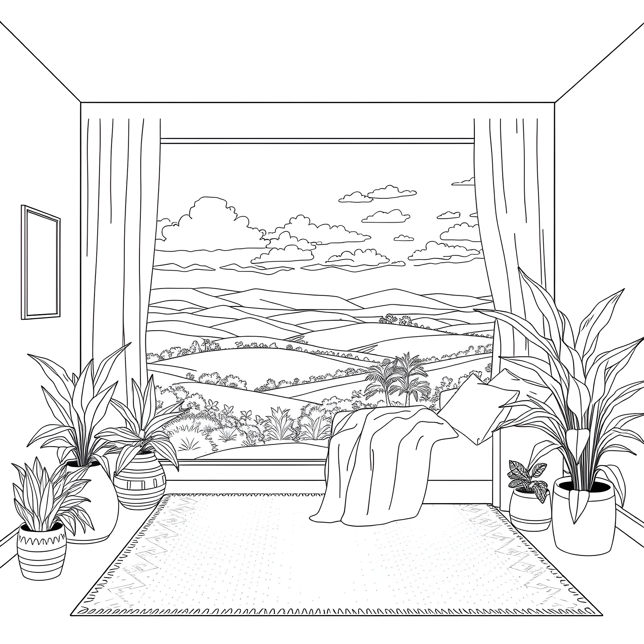Best Bedroom Coloring Pages (Free Printable PDF)