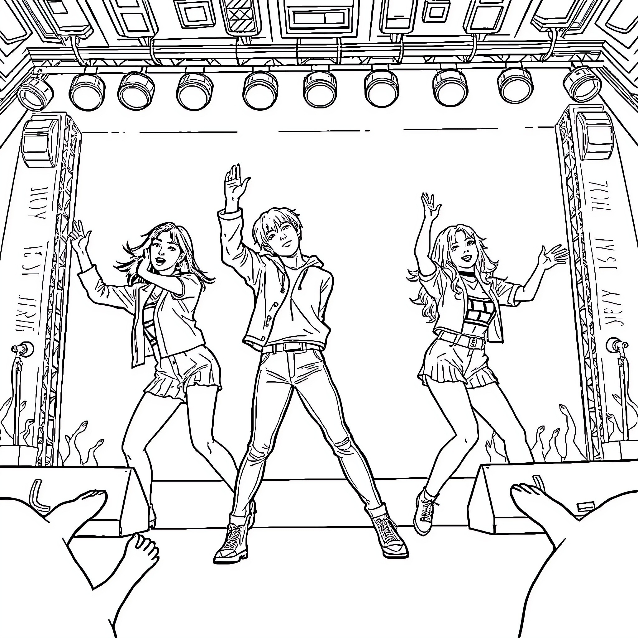 Best Huntrix Coloring Pages (Free Printable PDF)