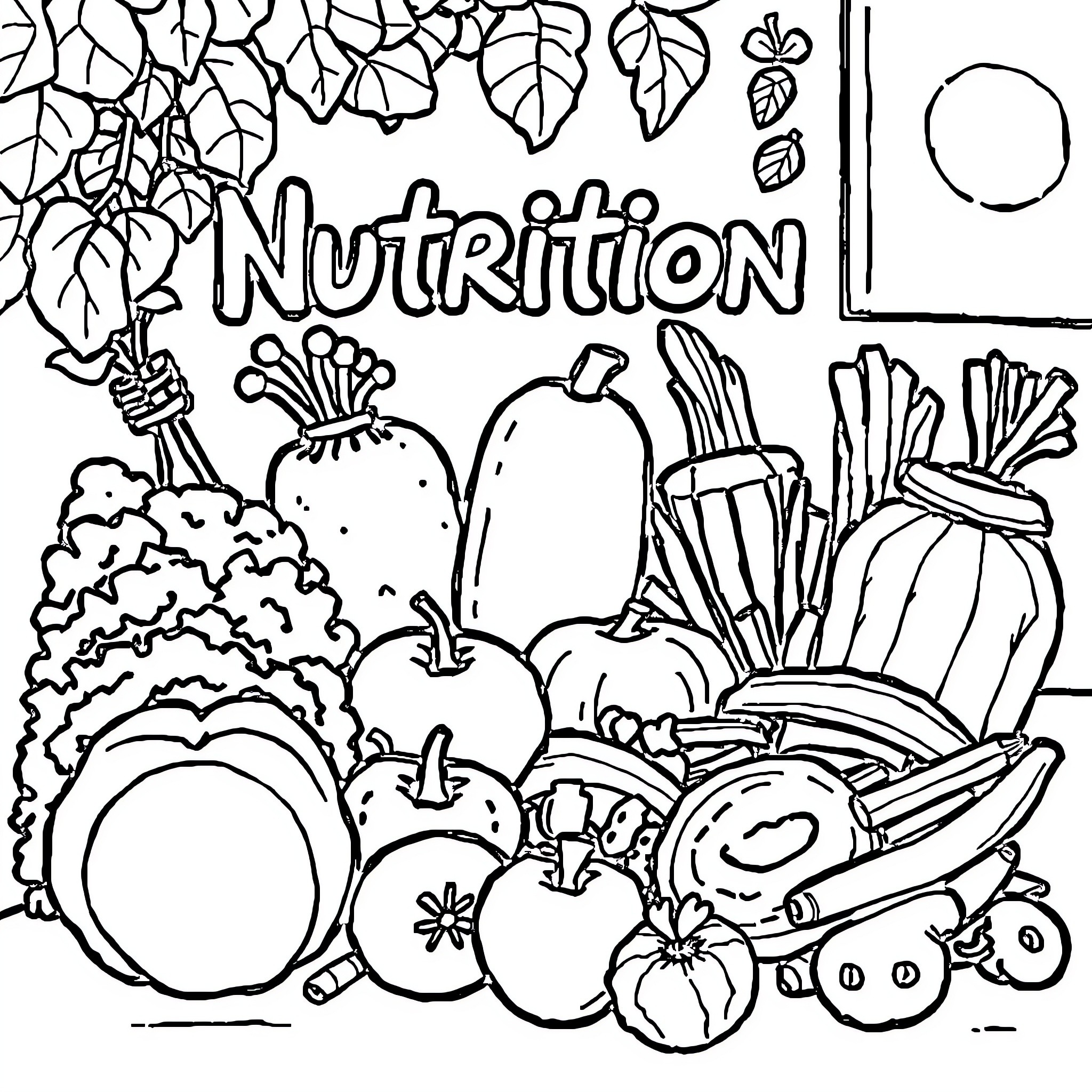 Best Food Coloring Pages (Free Printable PDF)
