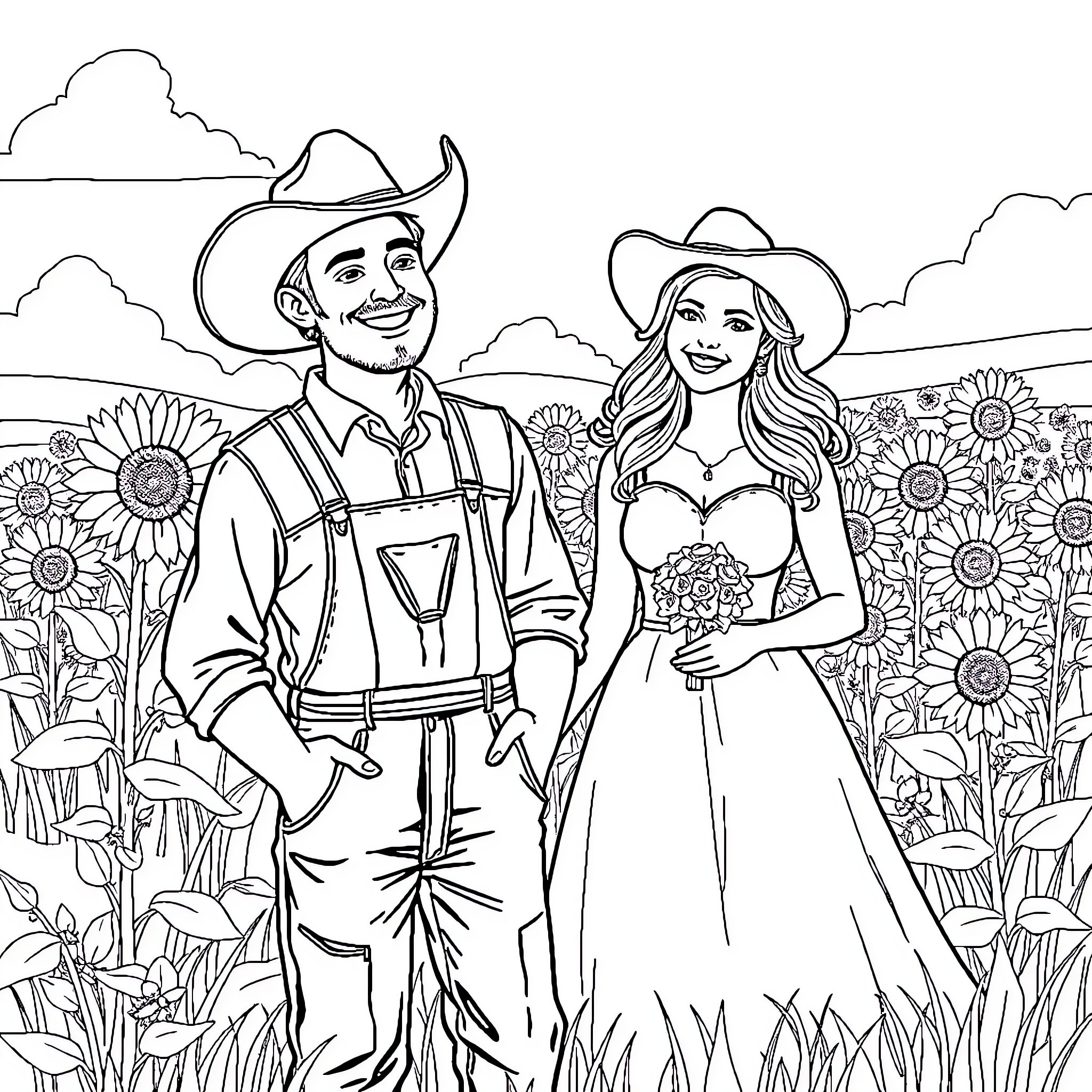Best Wedding Coloring Pages (Free Printable PDF)