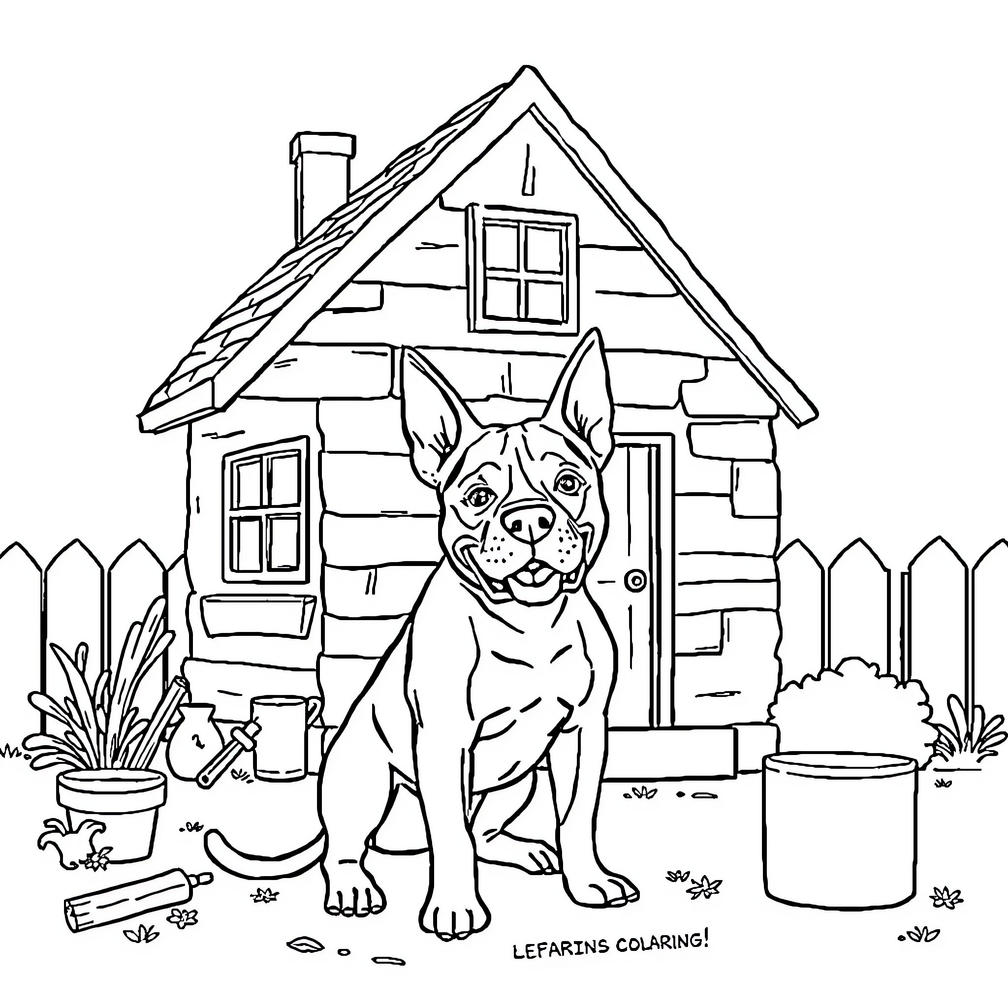 Best Staffy Coloring Pages (Free Printable PDF)