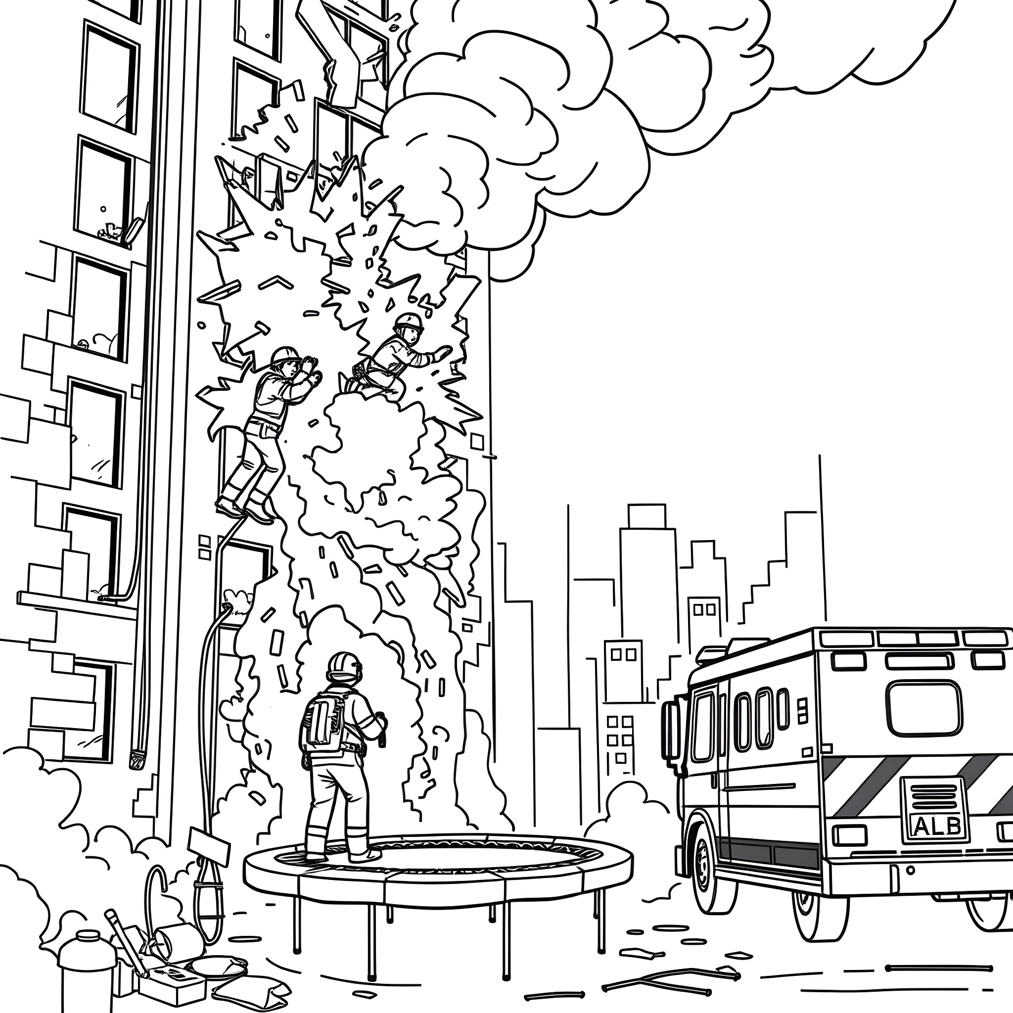 Best Emergency Worker Coloring Pages (Free Printable PDF)
