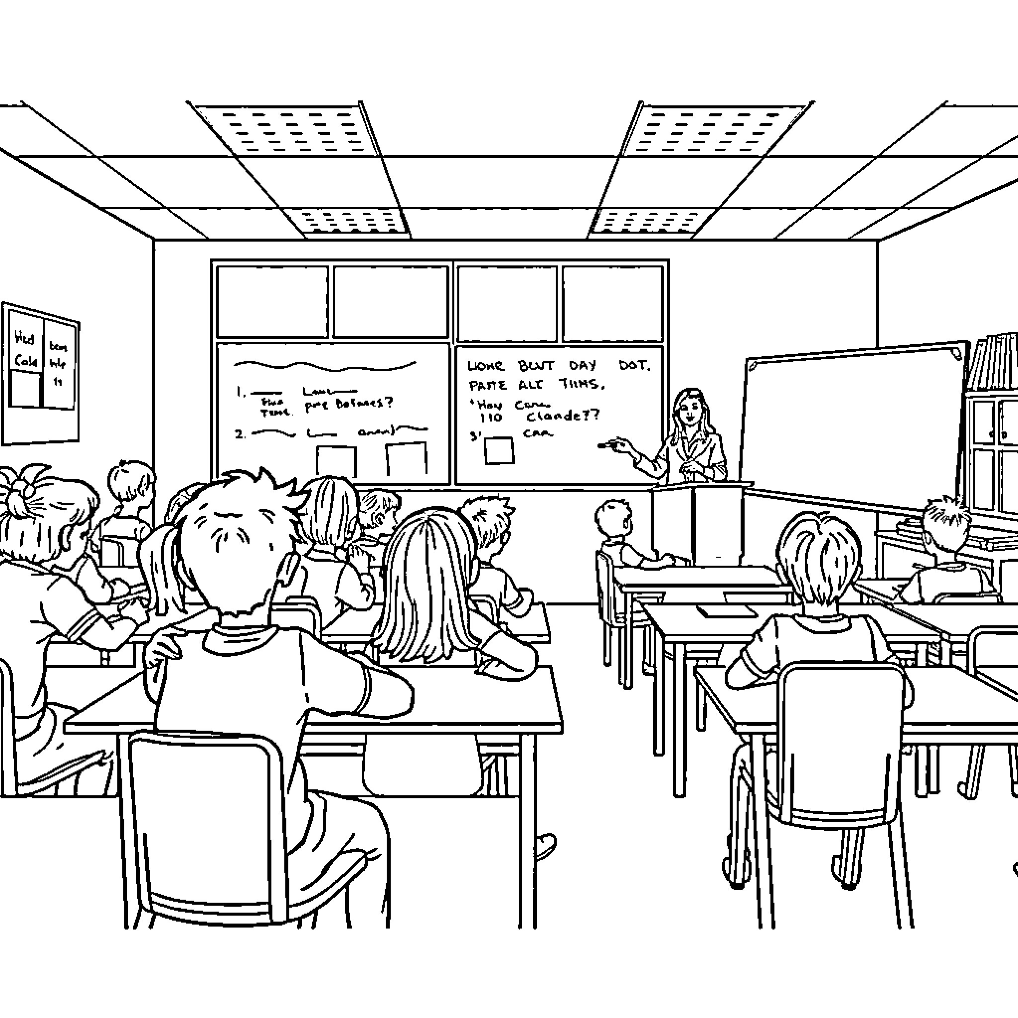Best Student Coloring Pages (Free Printable PDF)