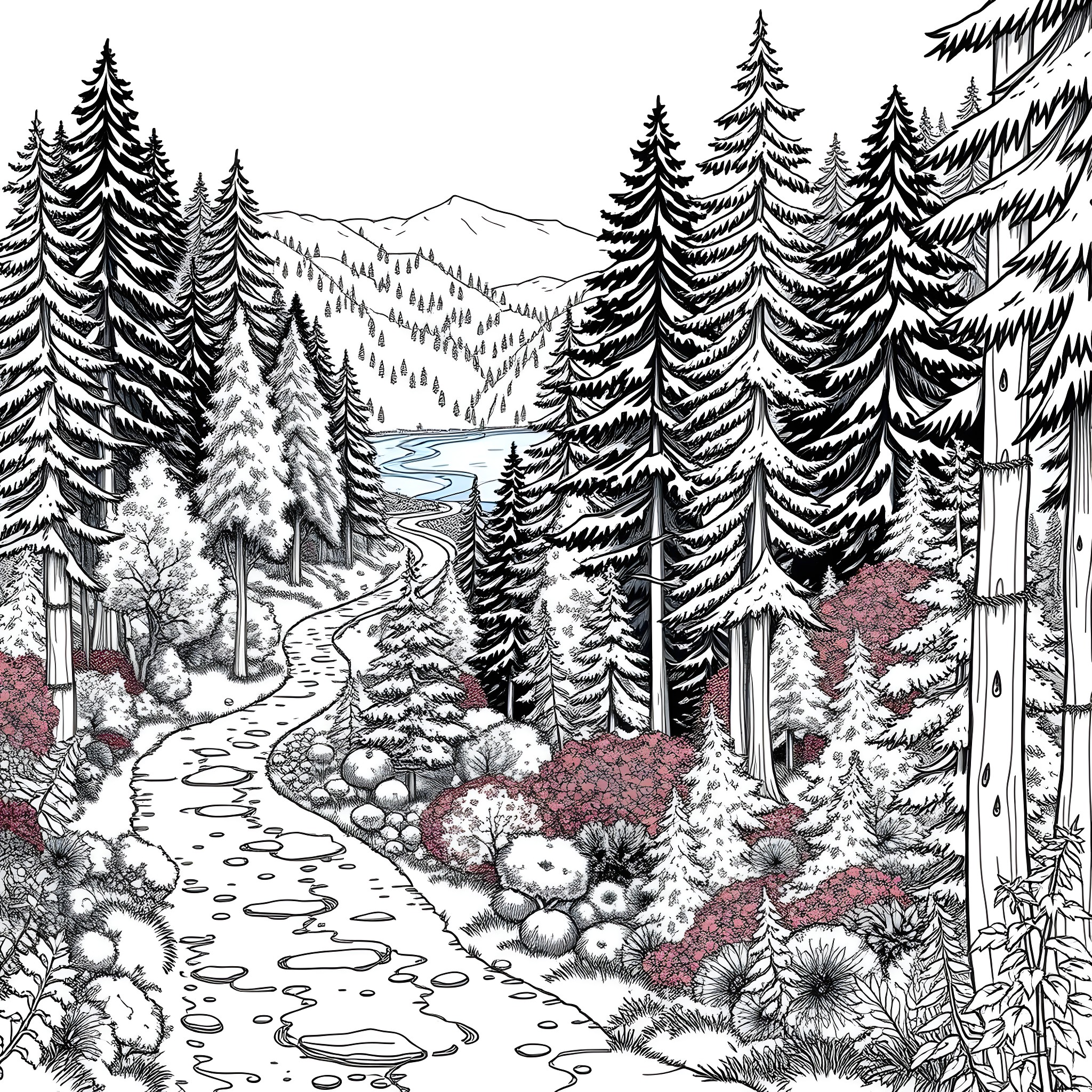 5 Best Hiking Trail Coloring Pages (Free Printable PDFs)