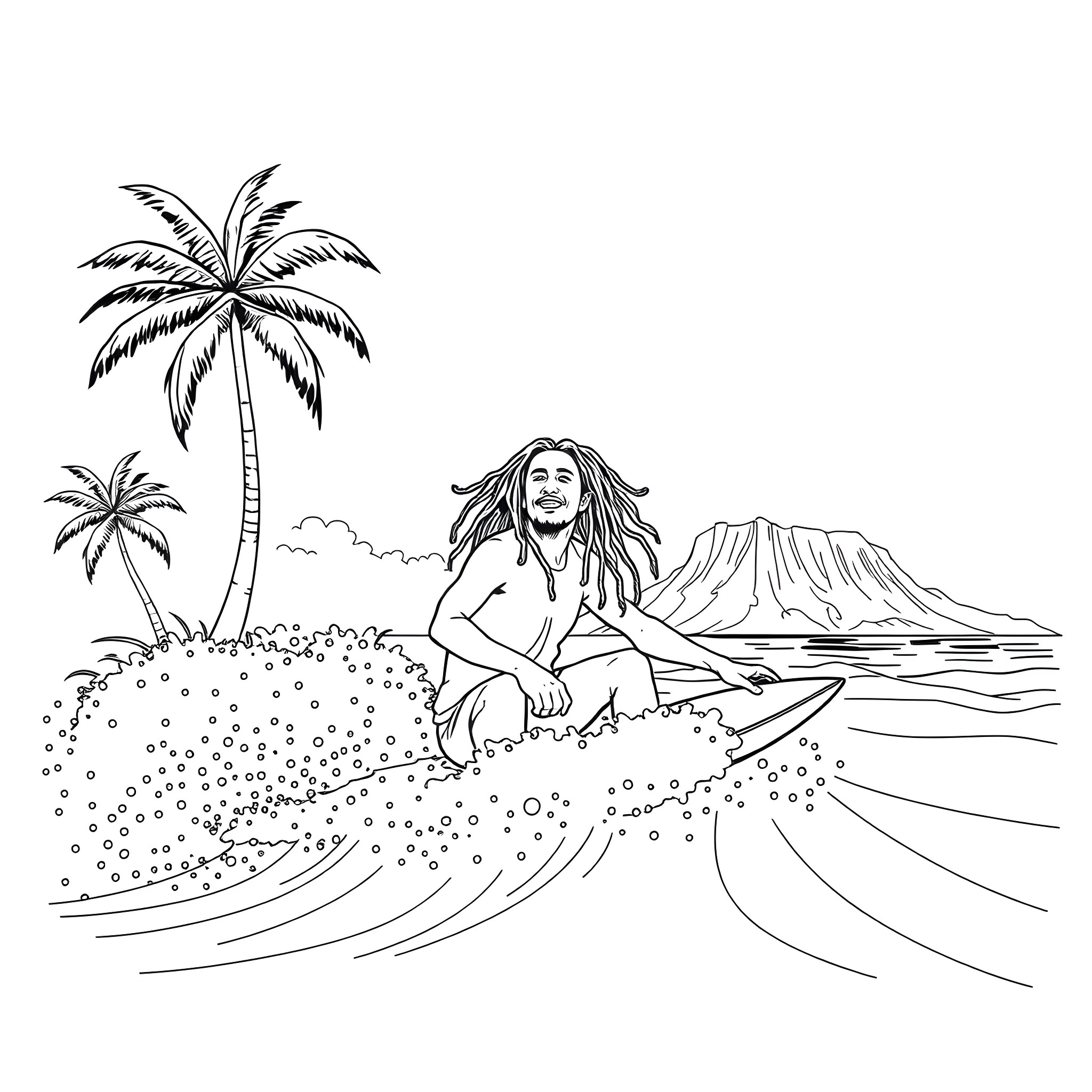 Best Bob Marley Coloring Pages (Free Printable PDF)