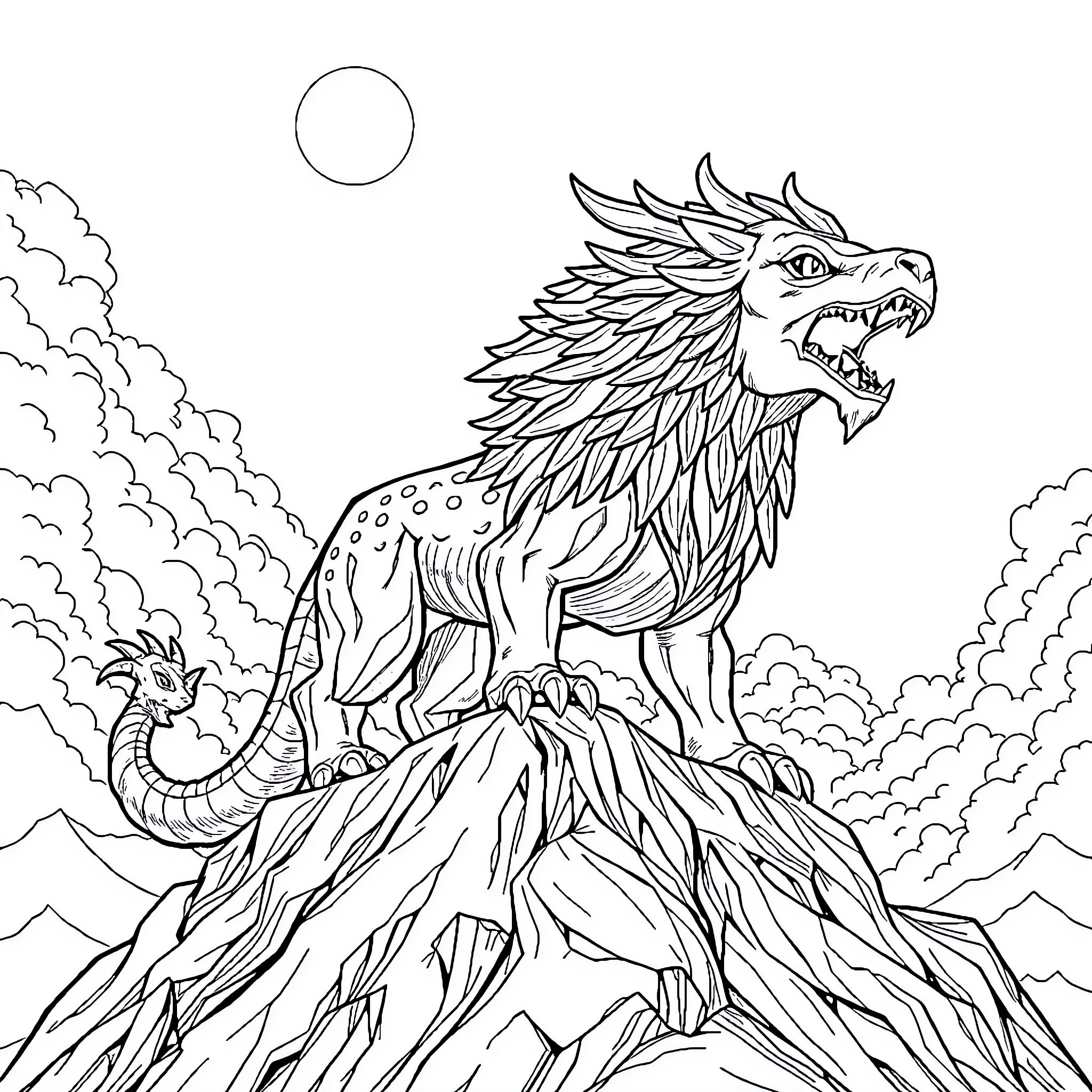 Best Beast Coloring Pages (Free Printable PDF)