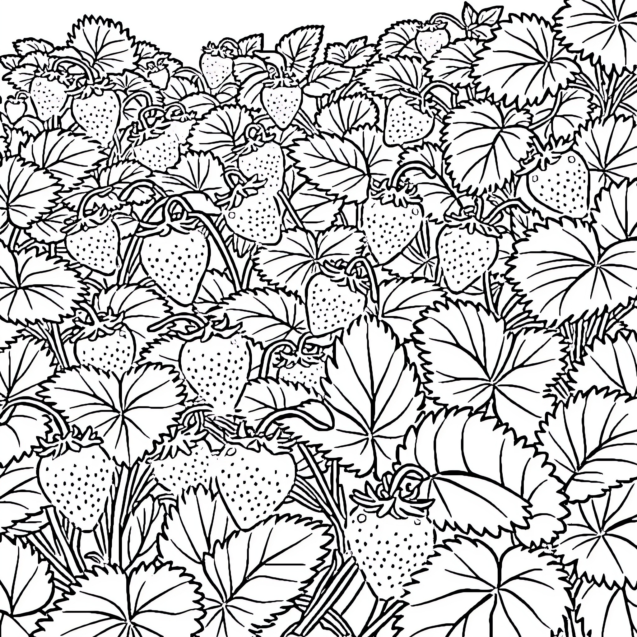 Best Strawberry Coloring Pages (Free Printable PDF)