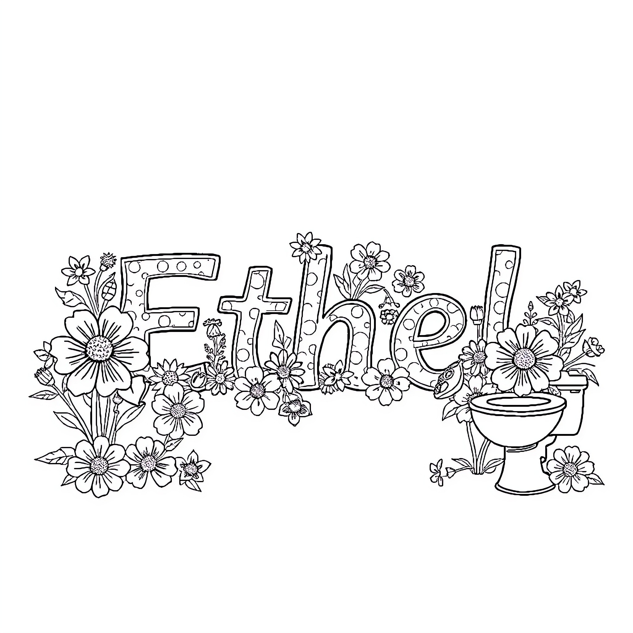 Best Ethel Coloring Pages (Free Printable PDF)