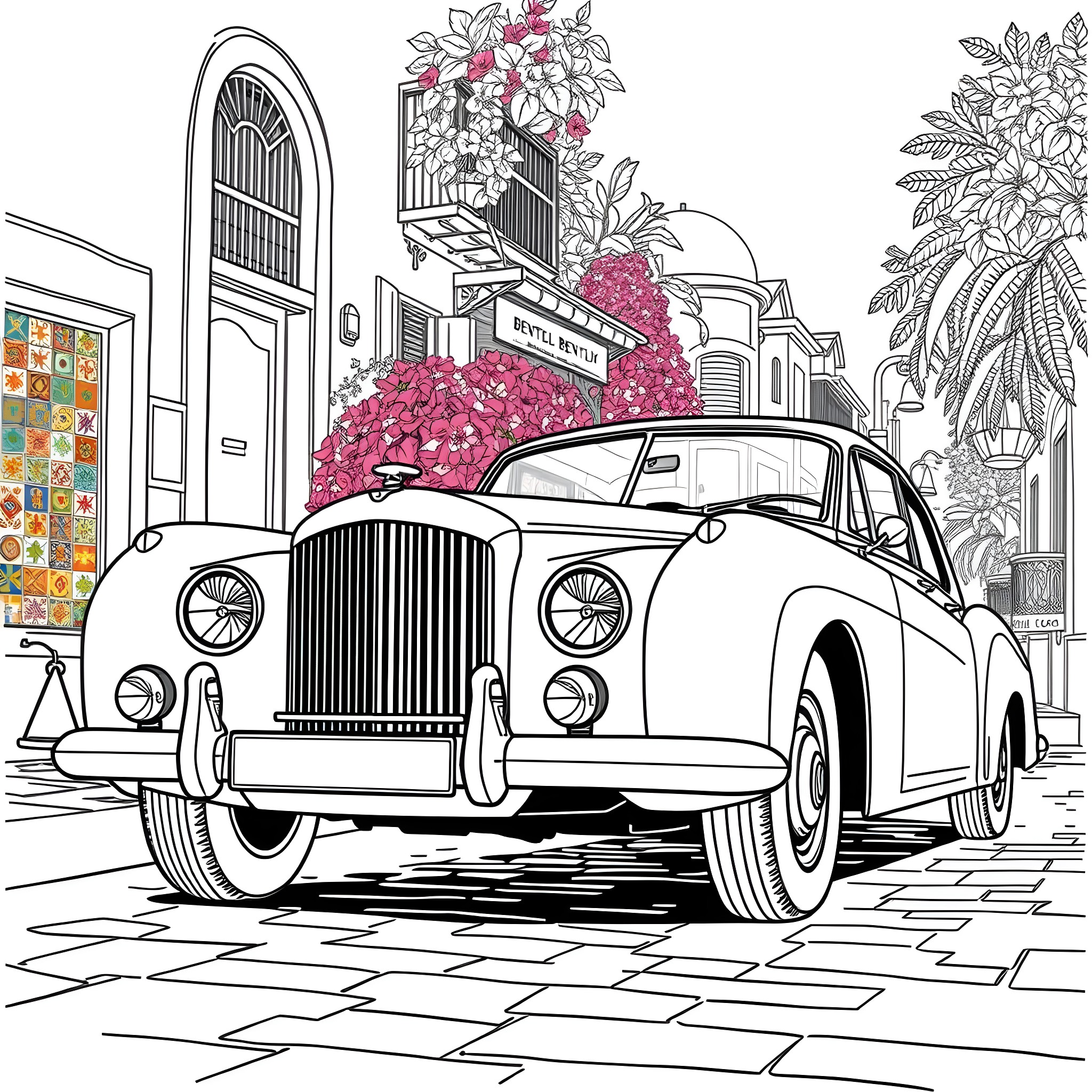 Best Bentley Coloring Pages (Free Printable PDF)