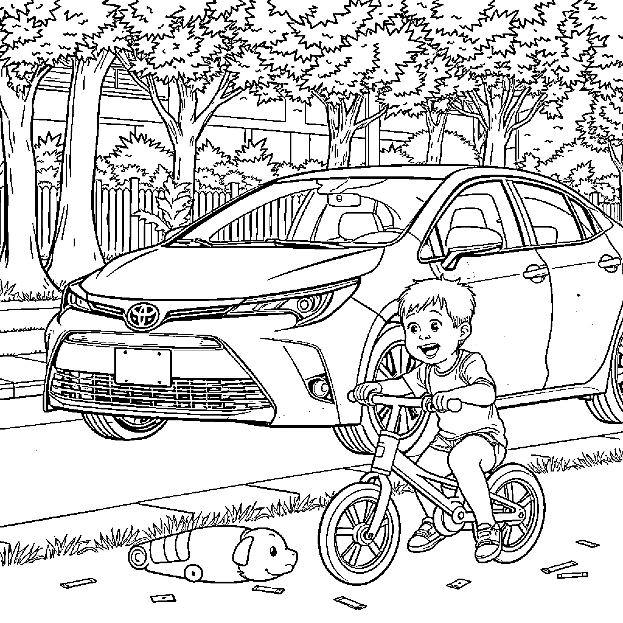 Best Toyota Corolla Coloring Pages (Free Printable PDF)