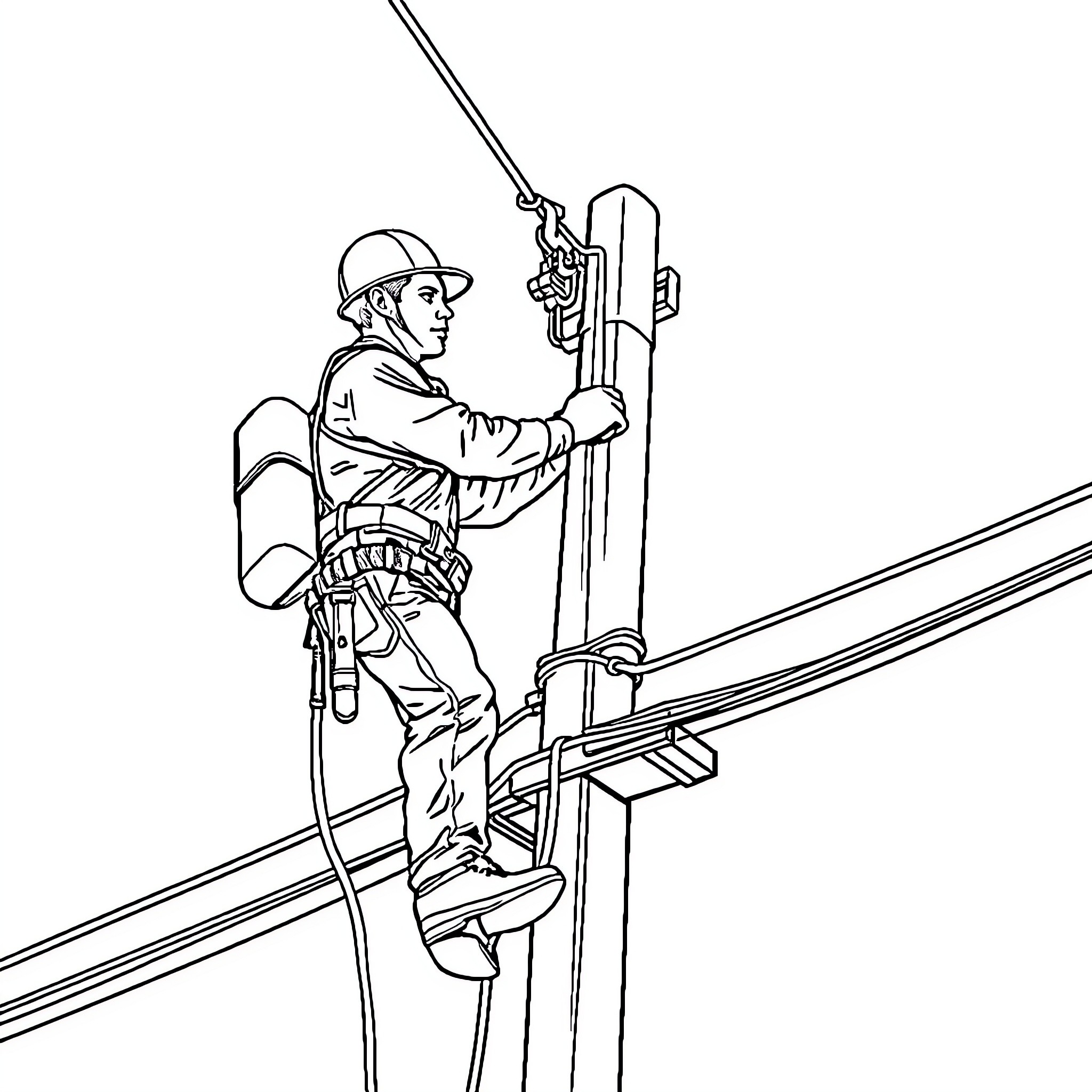 Best Lineman Coloring Pages (Free Printable PDF)