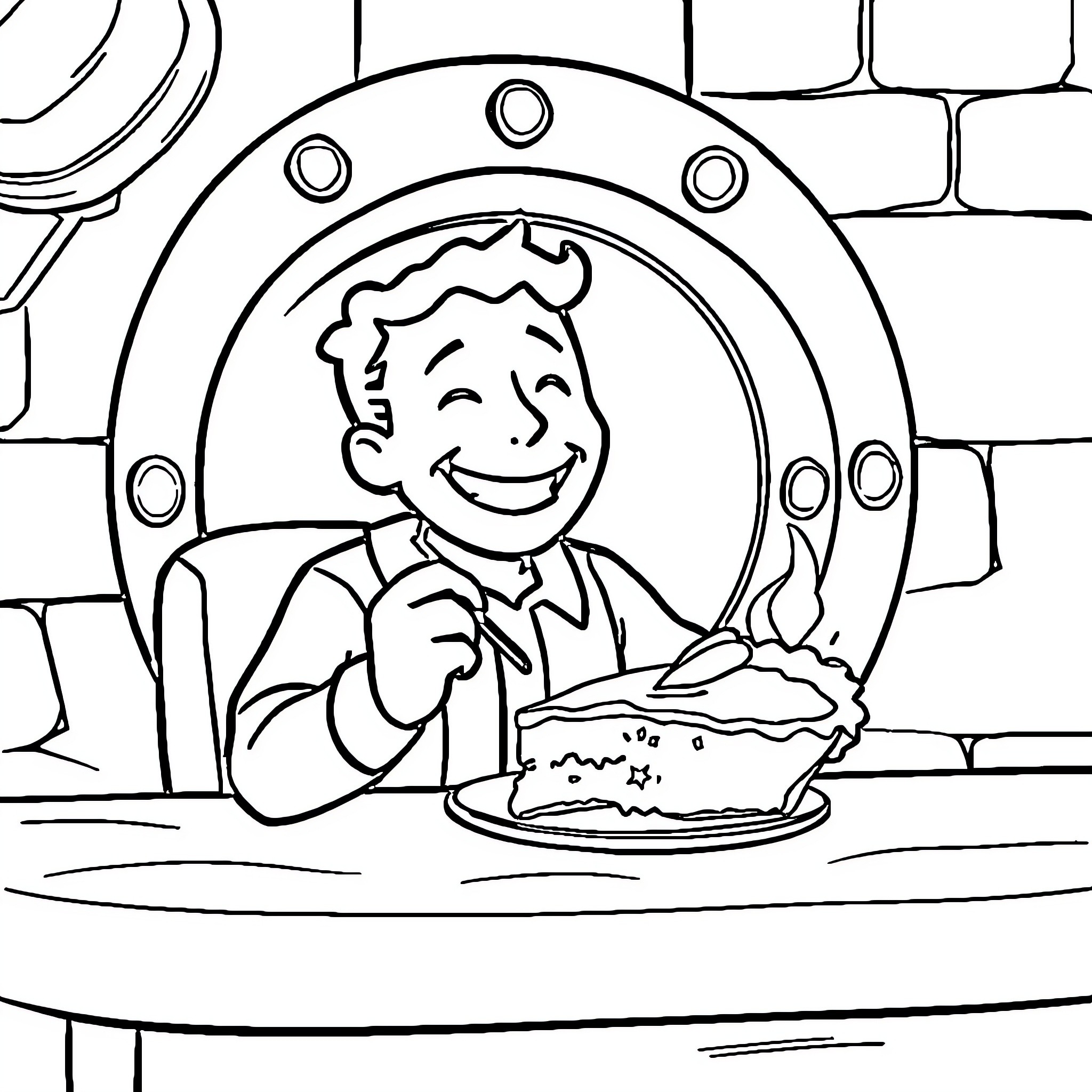 4 Best Vault Boy Coloring Pages (Free Printable PDFs)
