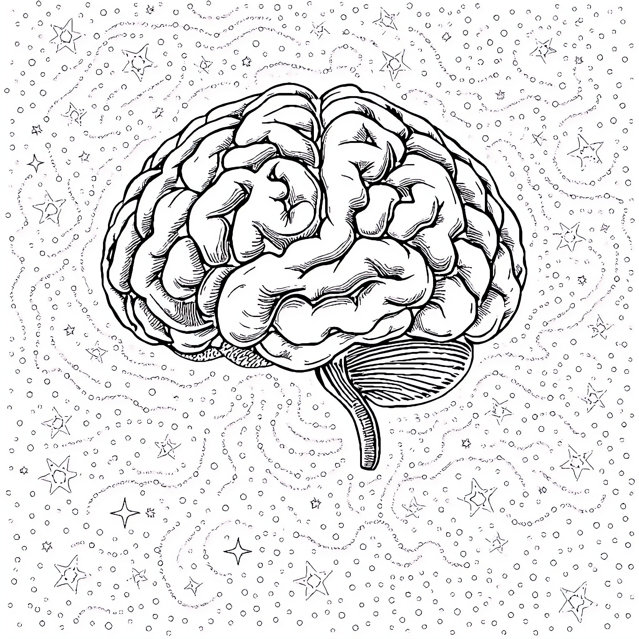 Best Brain Coloring Pages (Free Printable PDF)