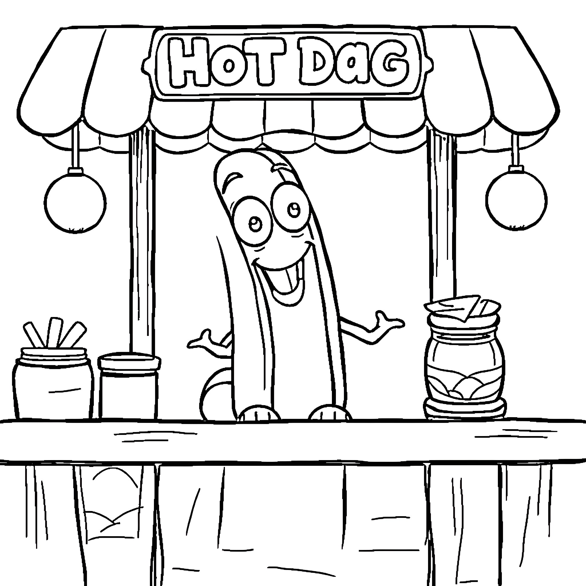 3 Best Wiener Coloring Pages (Free Printable PDFs)