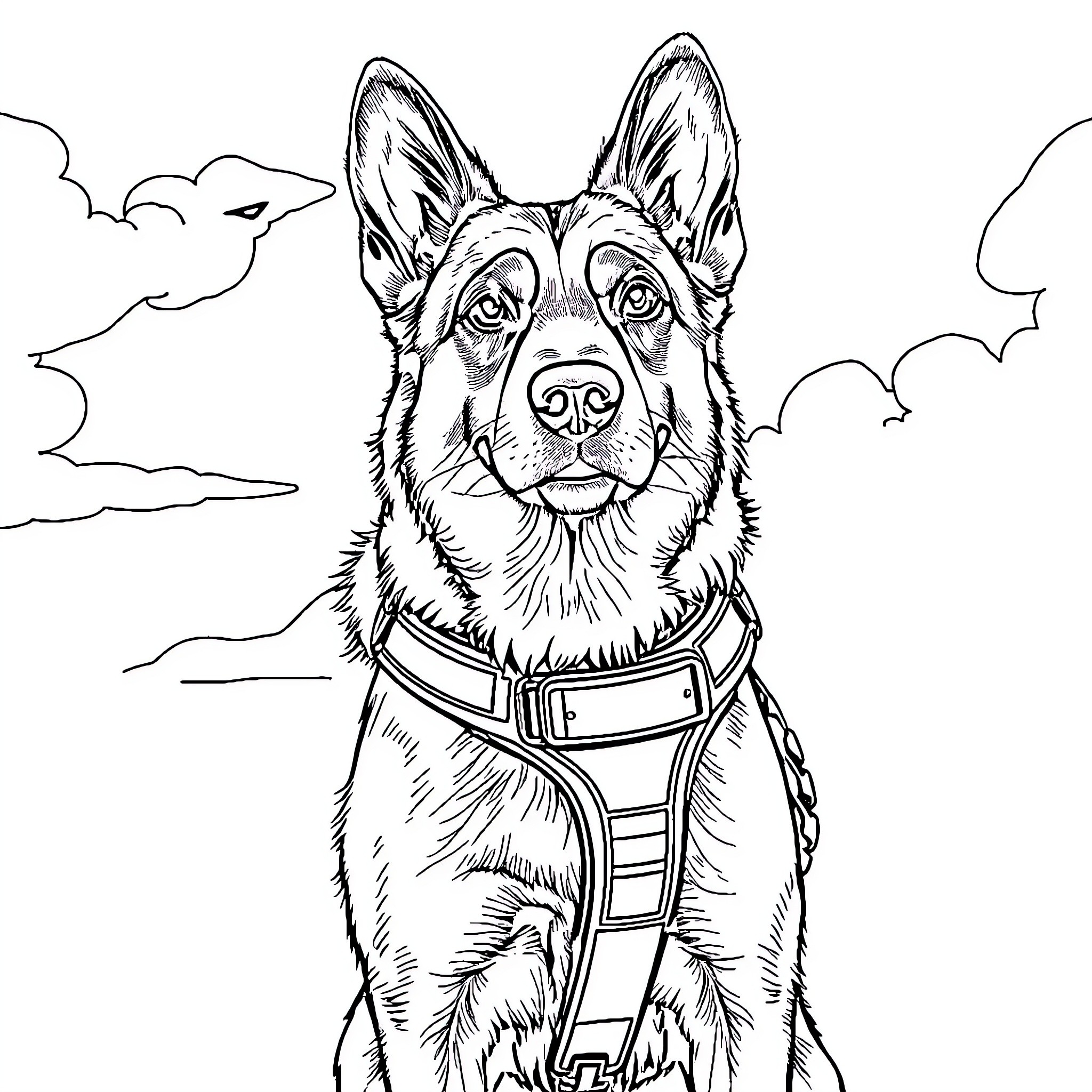 Best Service Dog Coloring Pages (Free Printable PDF)