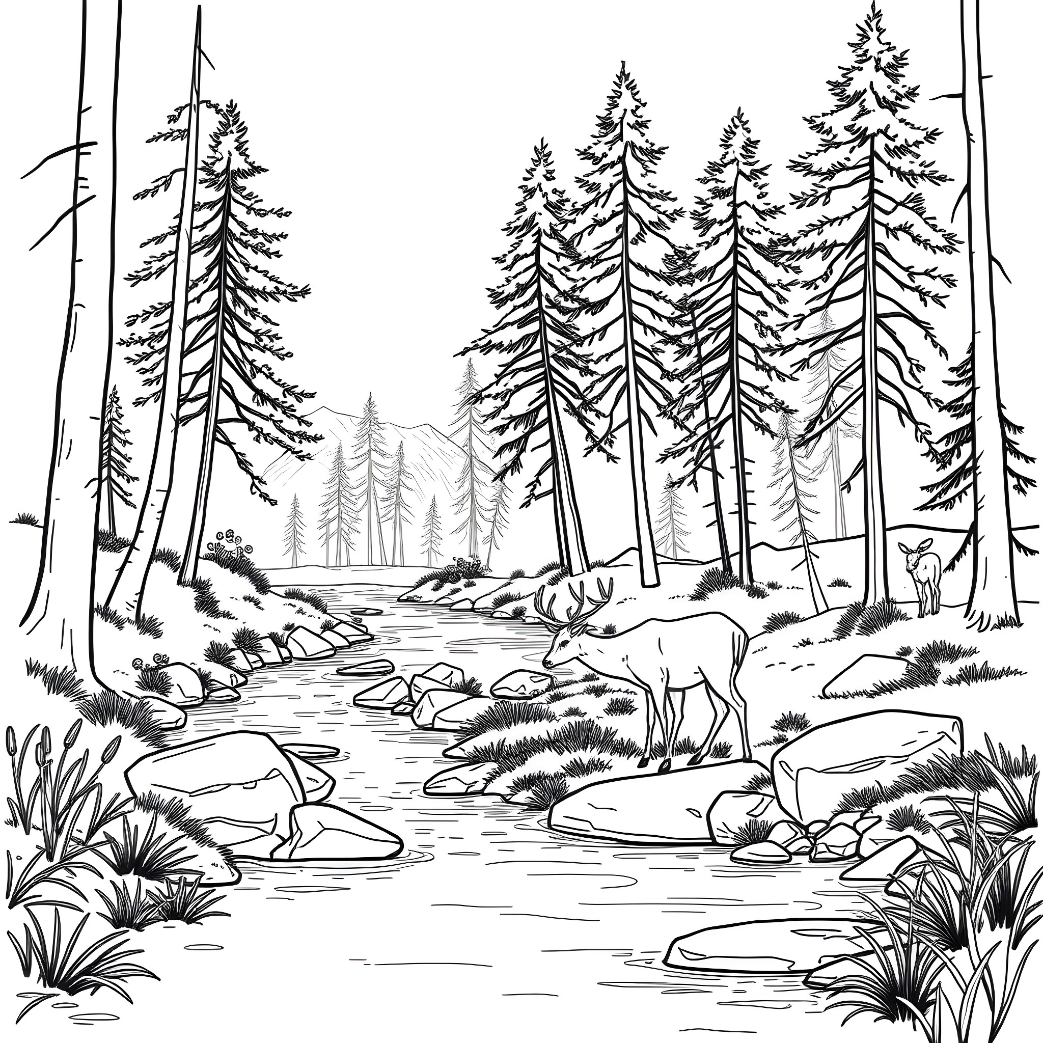 1 Best Roe Deer Coloring Pages (Free Printable PDFs)