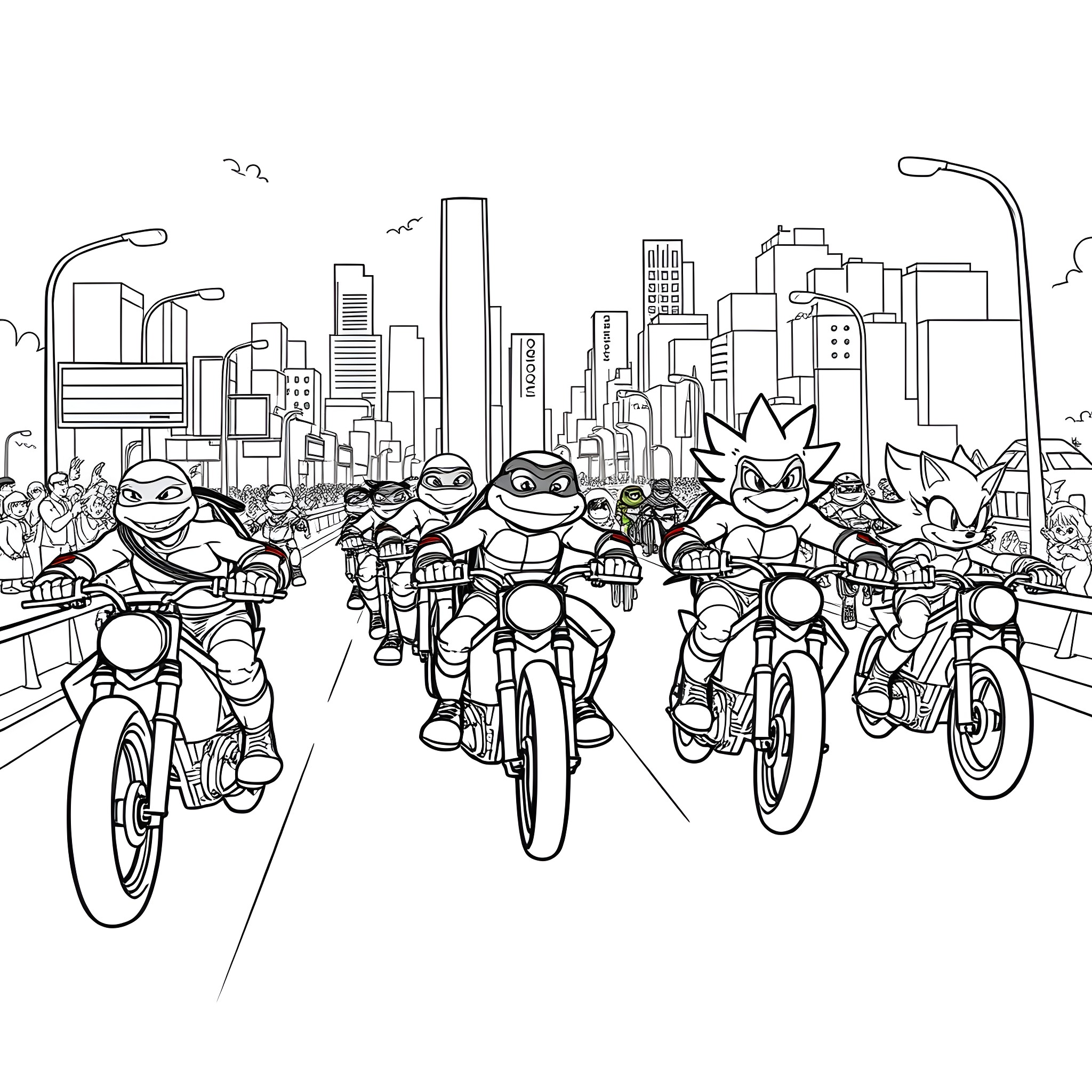 Best Teenage Mutant Ninja Turtles Coloring Pages (Free Printable PDF)