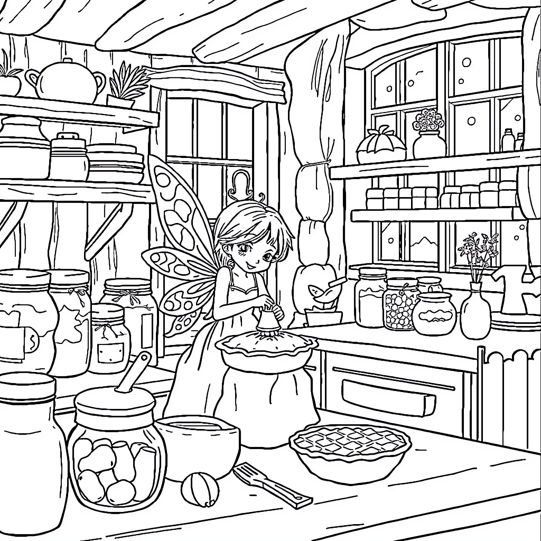 Best Fairy Coloring Pages (Free Printable PDF)