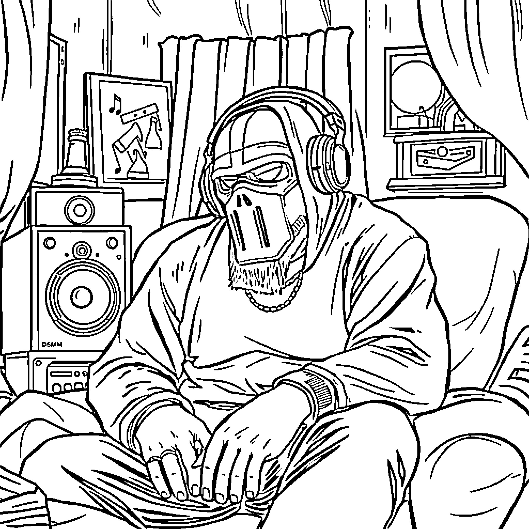 Best Musician Coloring Pages (Free Printable PDF)