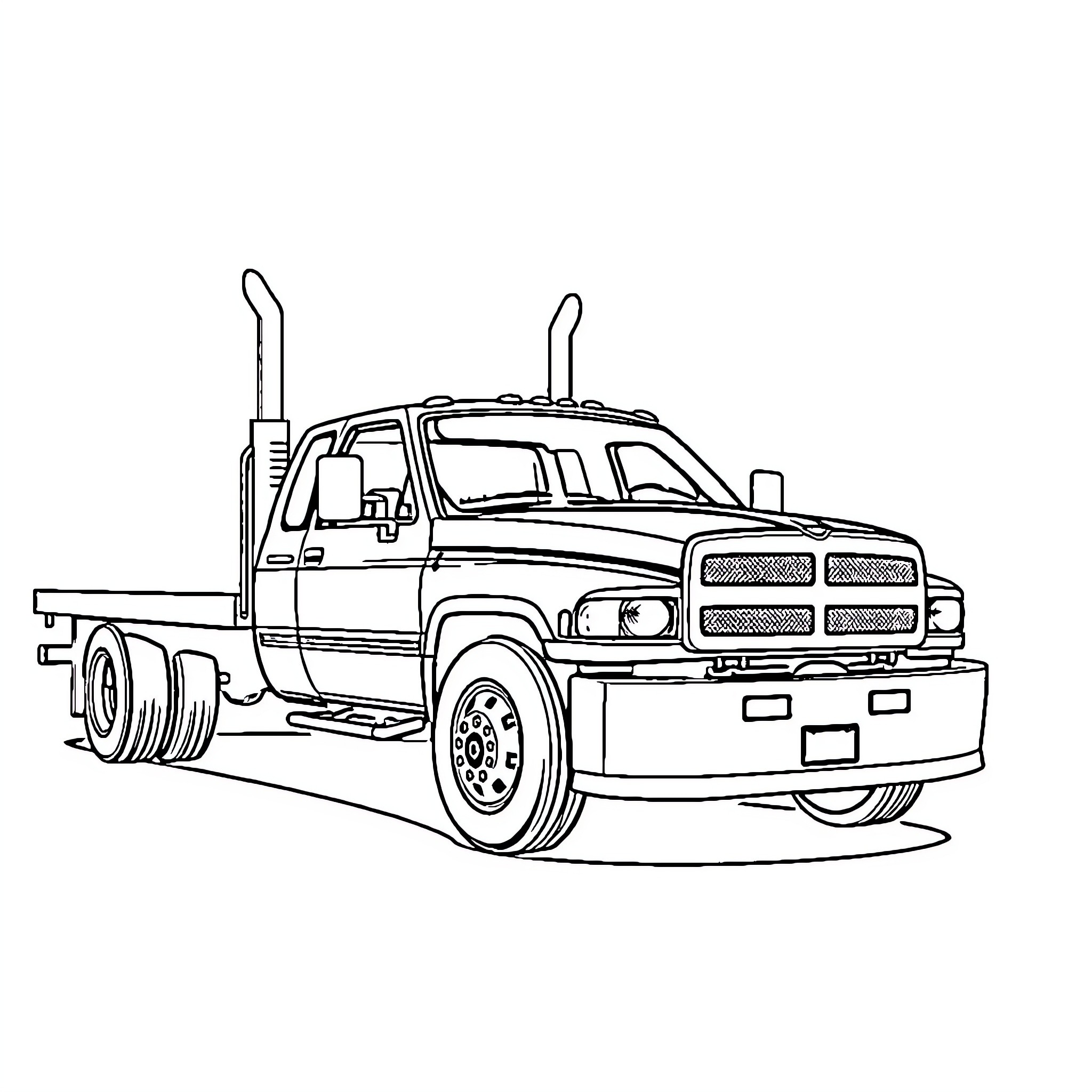 Best Dodge Ram Coloring Pages (Free Printable PDF)