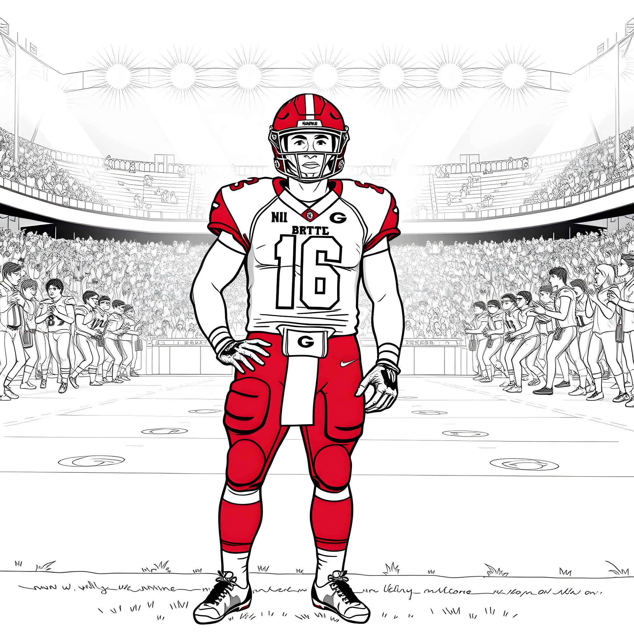 Best AFL Player Coloring Pages (Free Printable PDF)