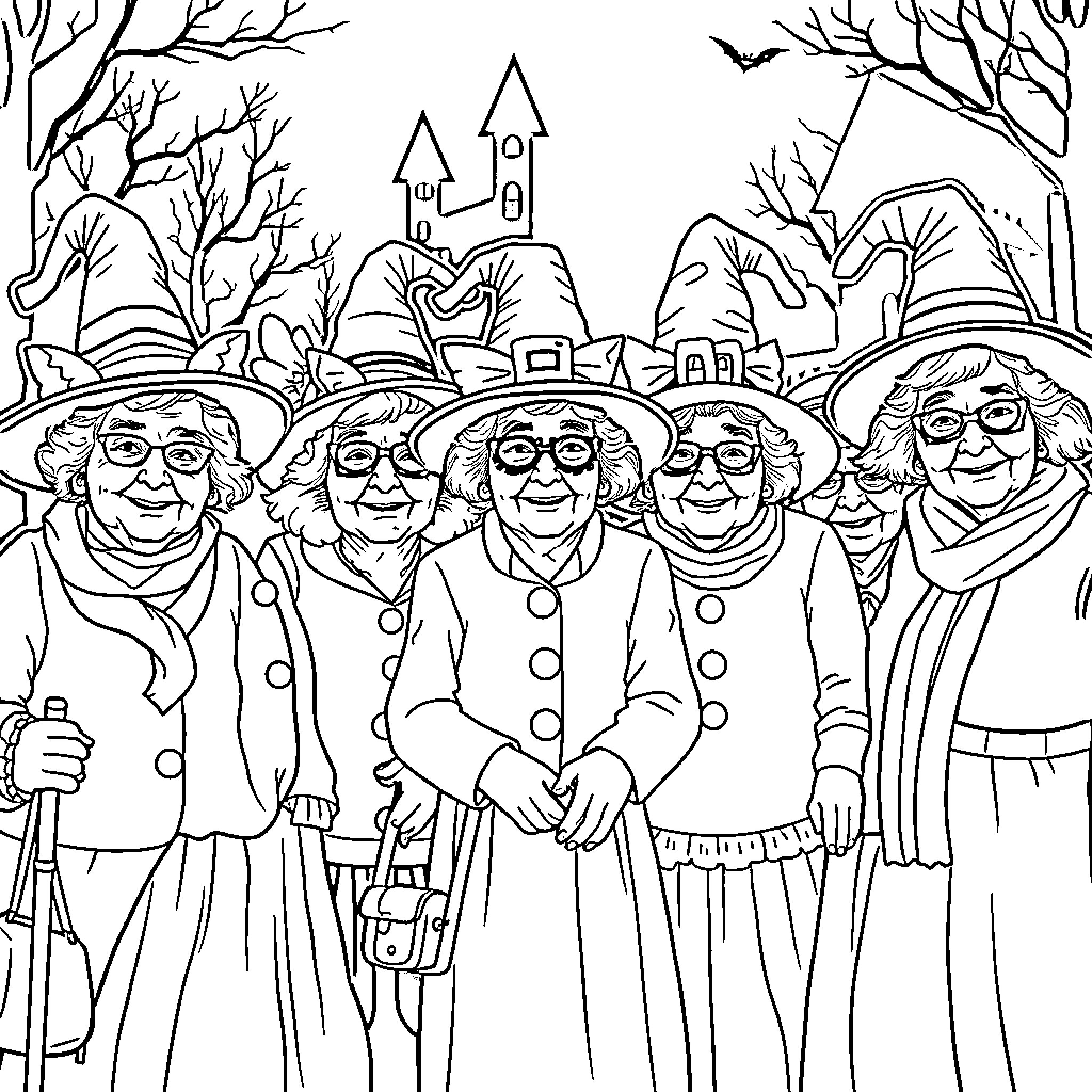 Best Old Lady Coloring Pages (Free Printable PDF)