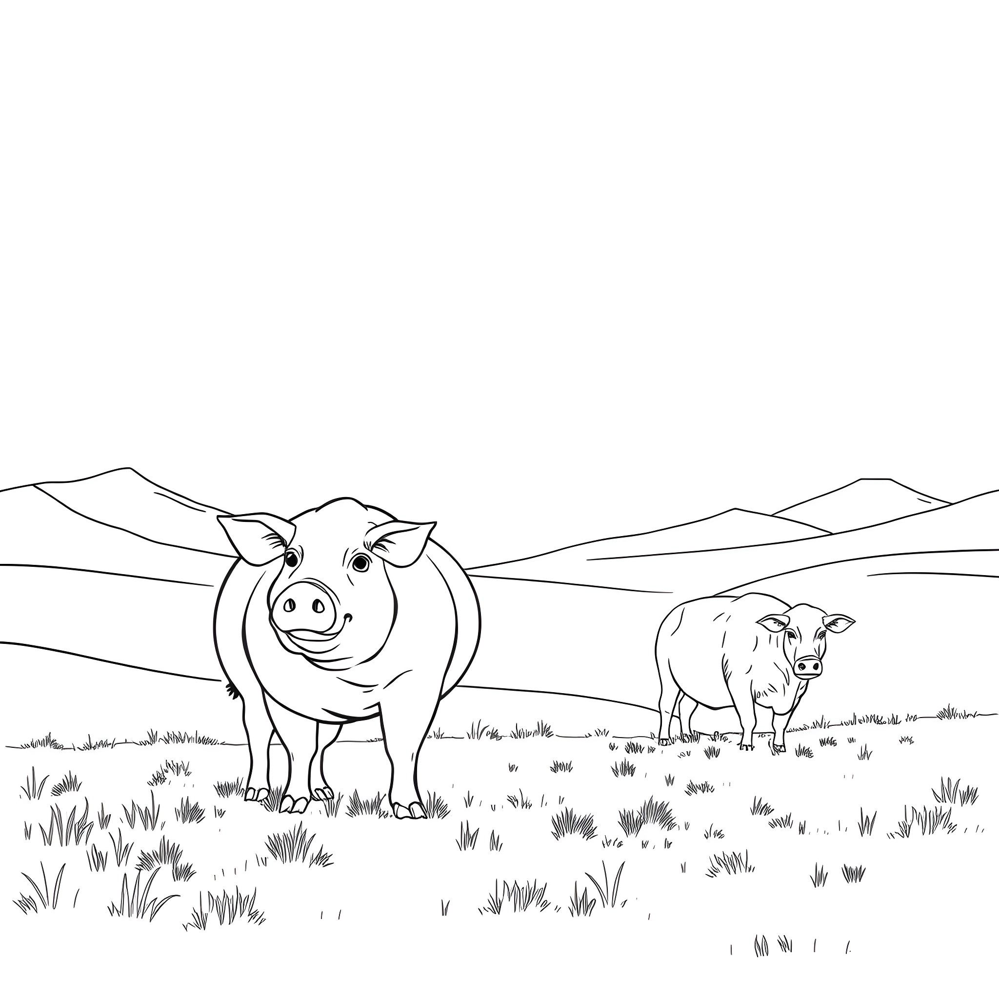 14 Best Pig Coloring Pages (Free Printable PDFs)