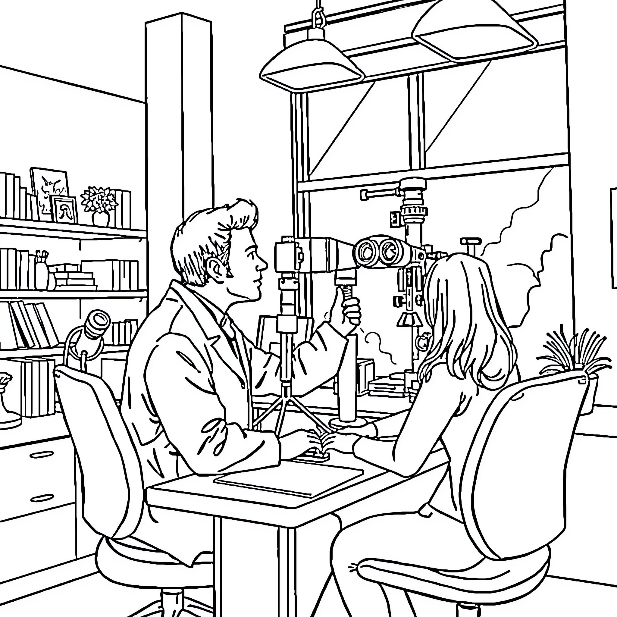 Best Eye Doctor Coloring Pages (Free Printable PDF)