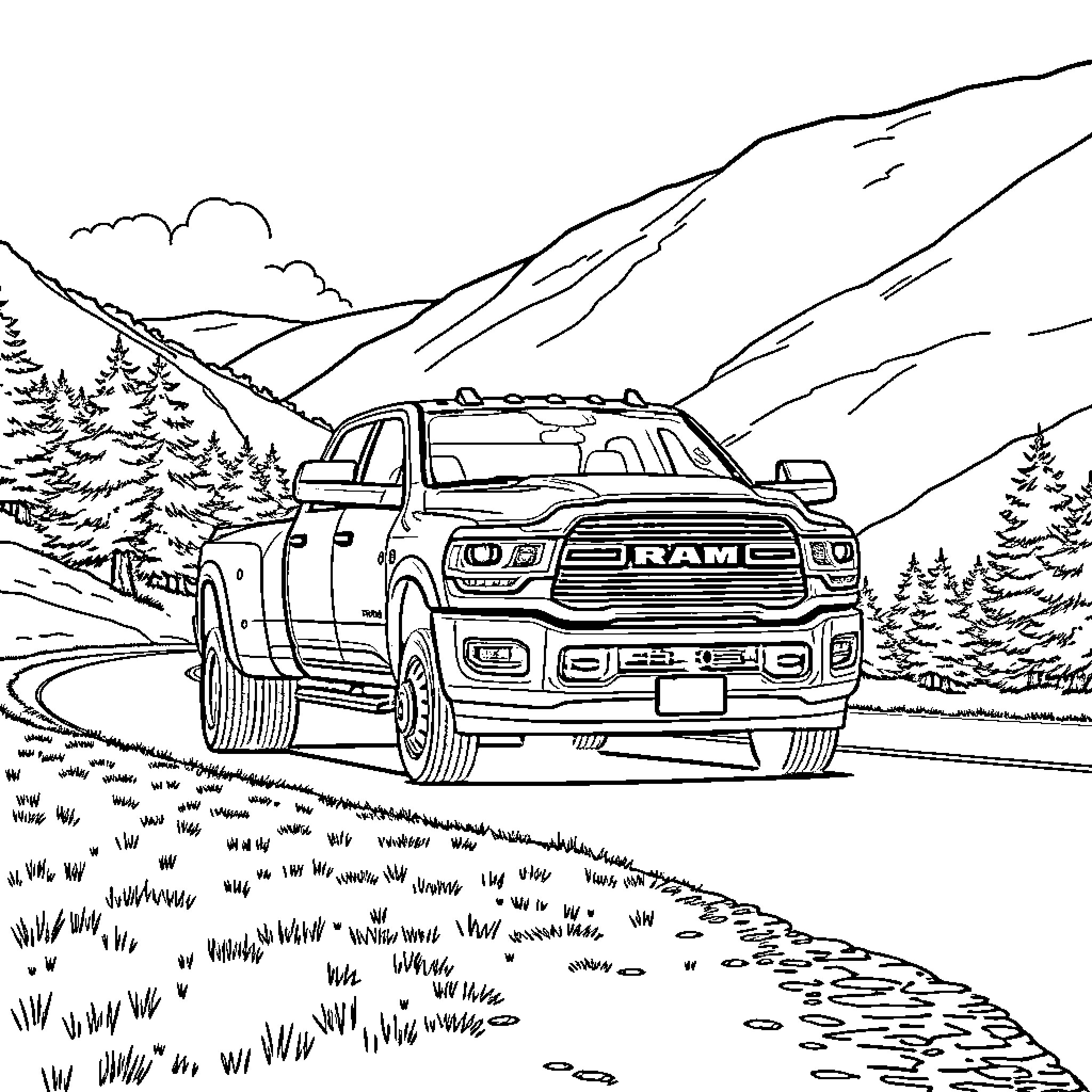 Best Ram Coloring Pages (Free Printable PDF)