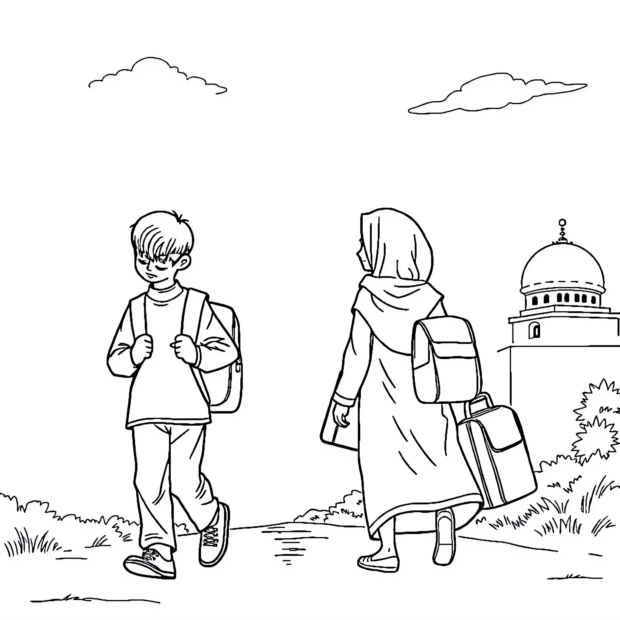 16 Best Muslim Coloring Pages (Free Printable PDFs)