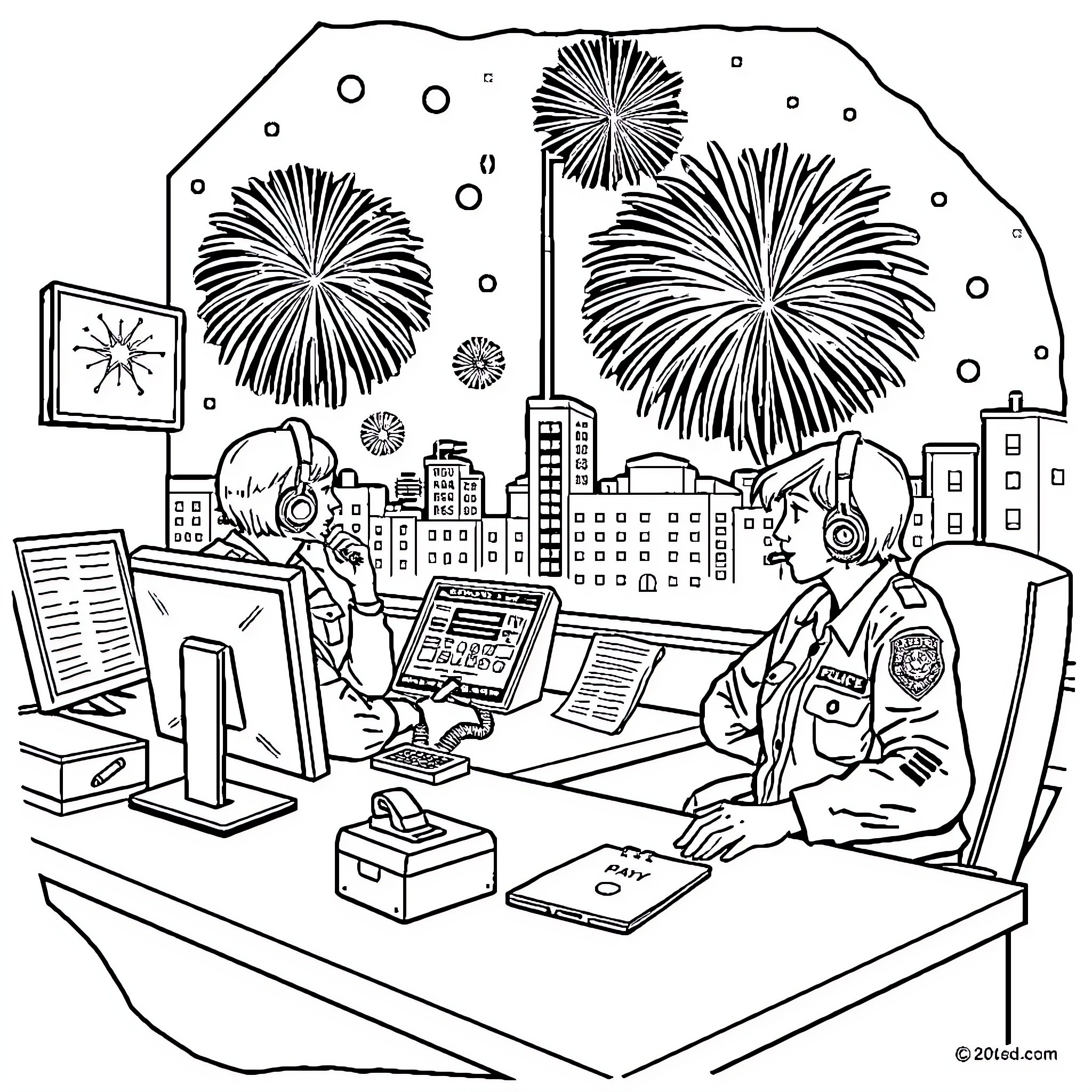 Best Dispatcher Coloring Pages (Free Printable PDF)