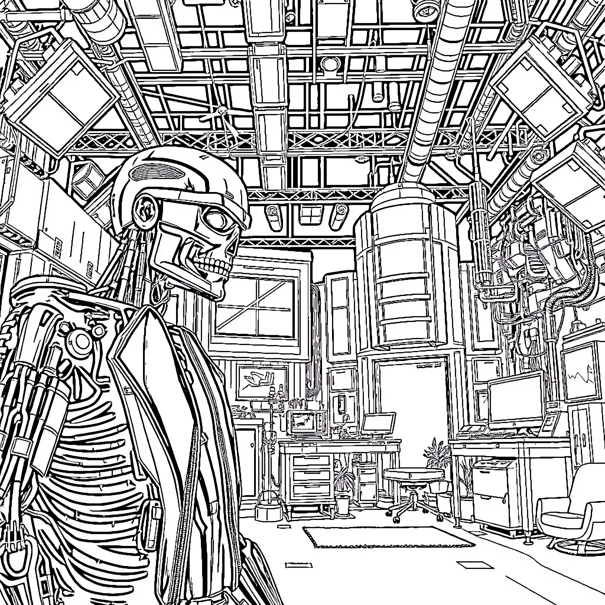 44 Best Terminator Coloring Pages (Free Printable PDFs)